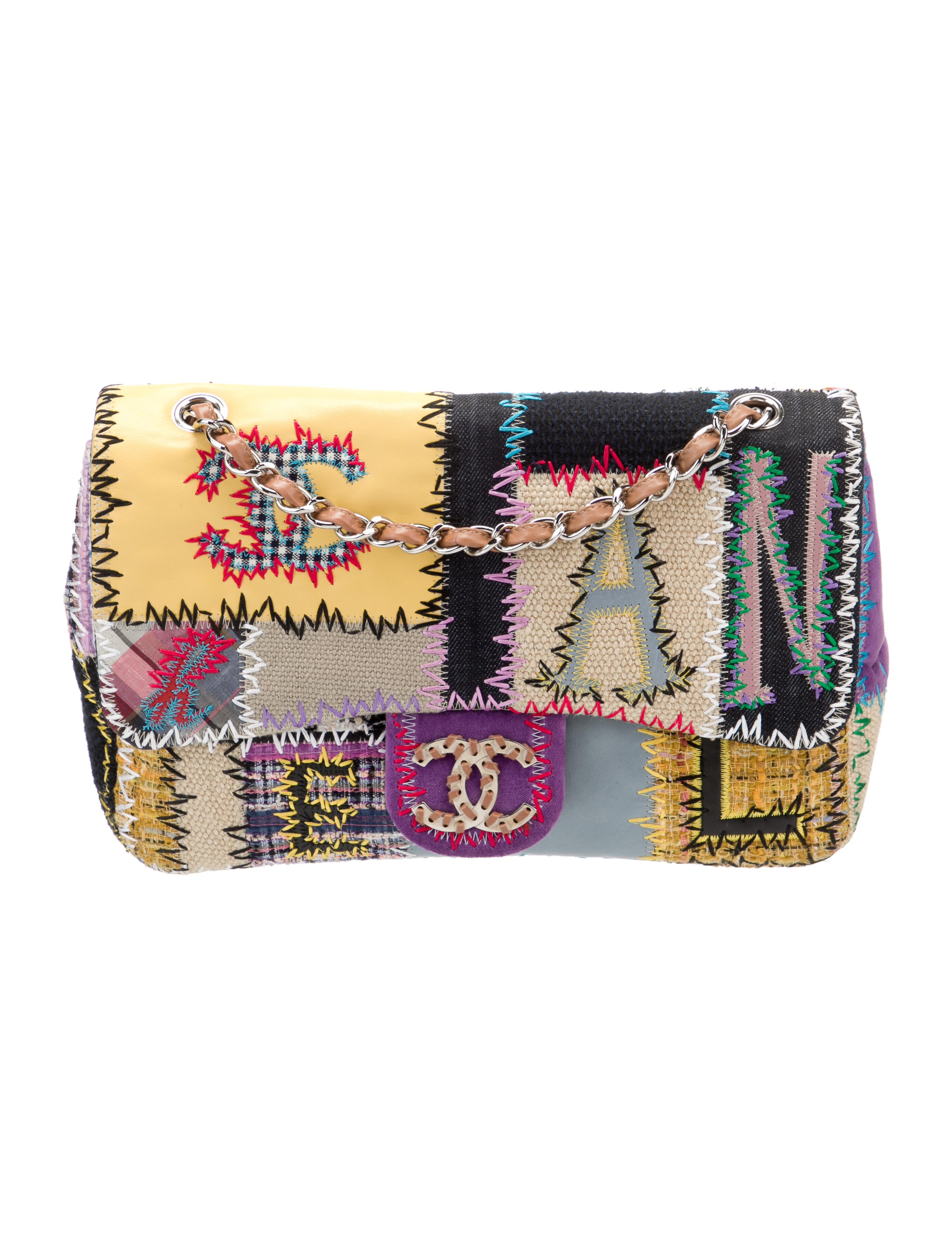 Chanel Patchwork Jumbo Single Flap Bag - Shoulder Bags, Handbags ...
