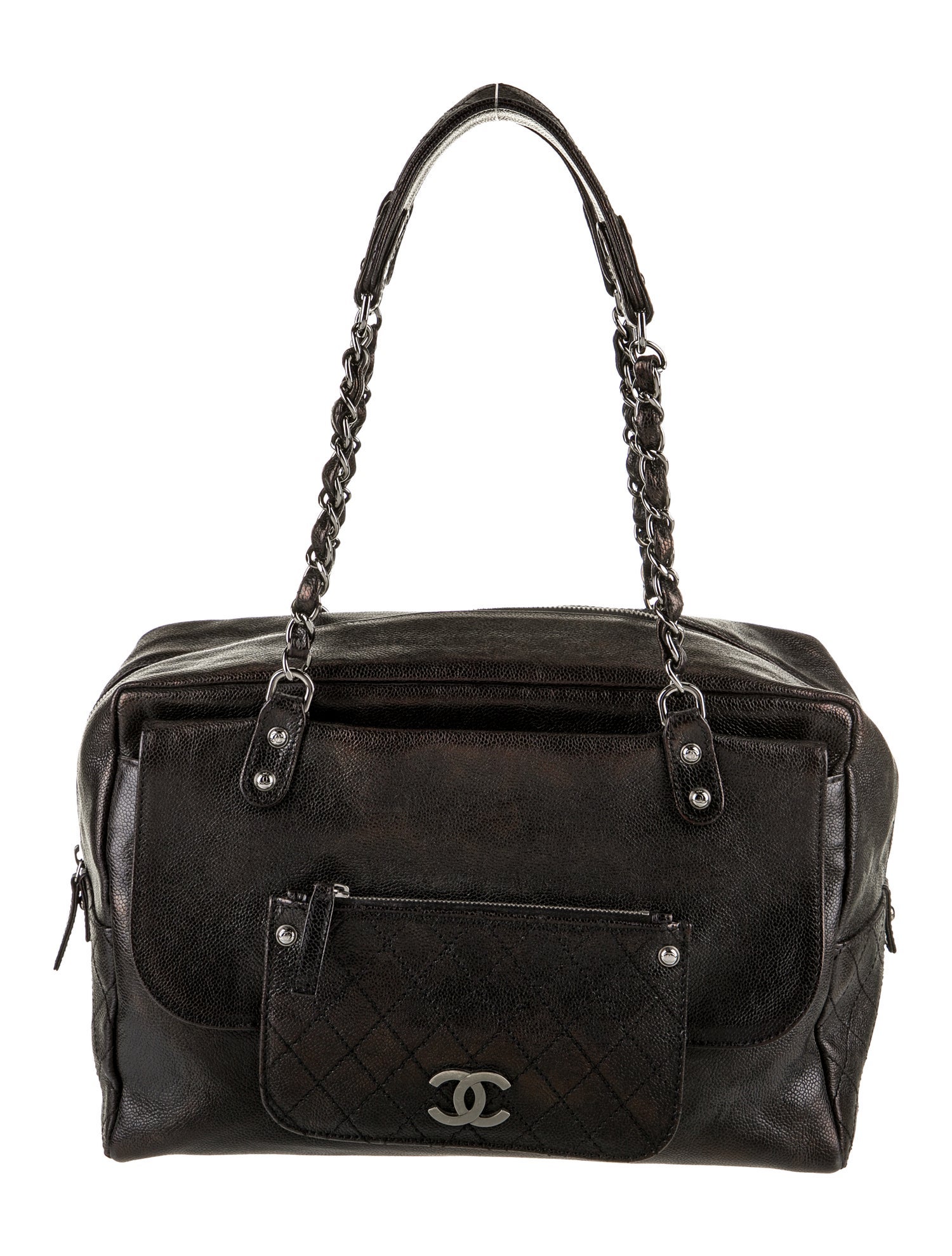 Chanel Pocket in the City Tote - Black Shoulder Bags, Handbags ...