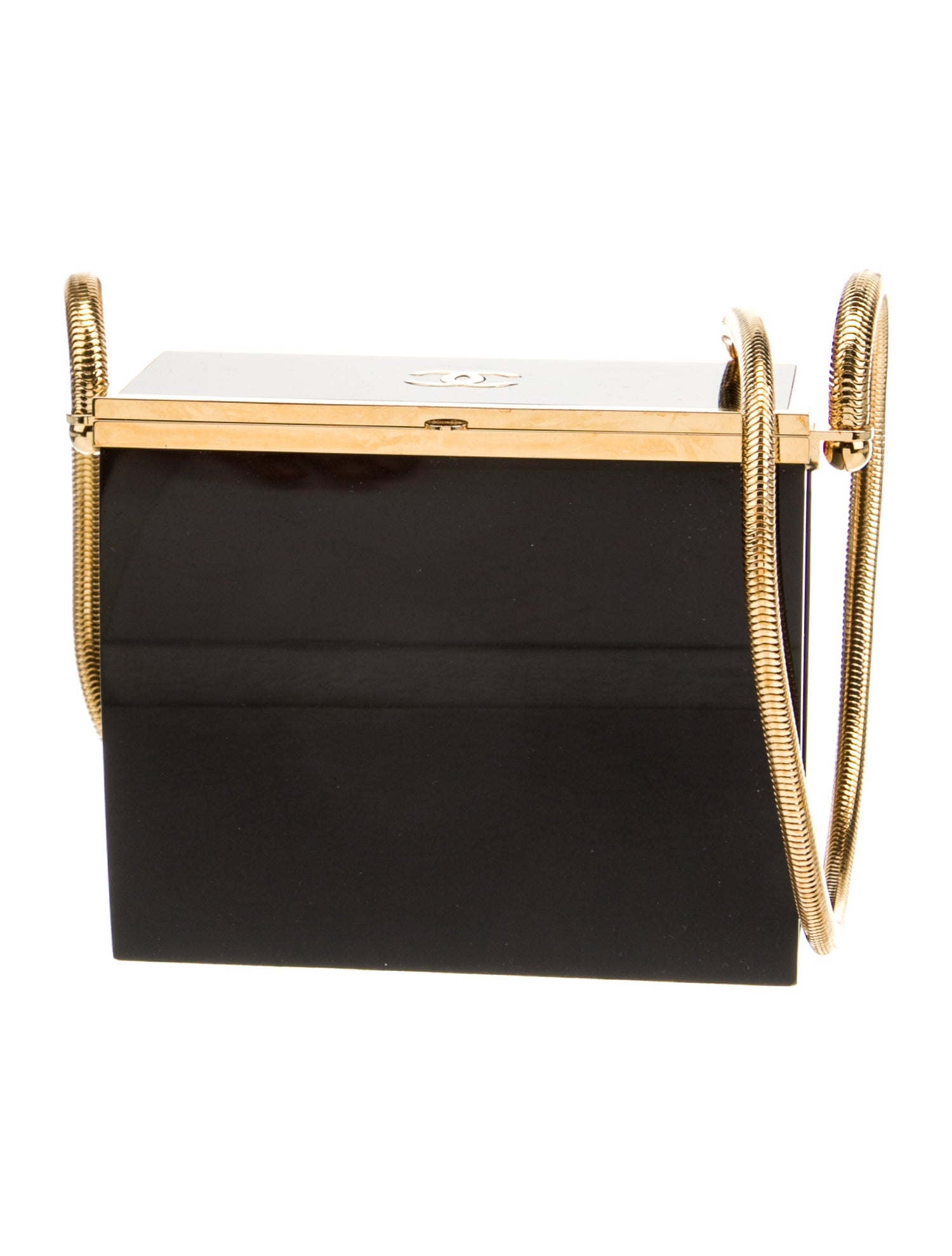 Chanel Mini Box Minaudière - Black Evening Bags, Handbags - CHA998051 ...