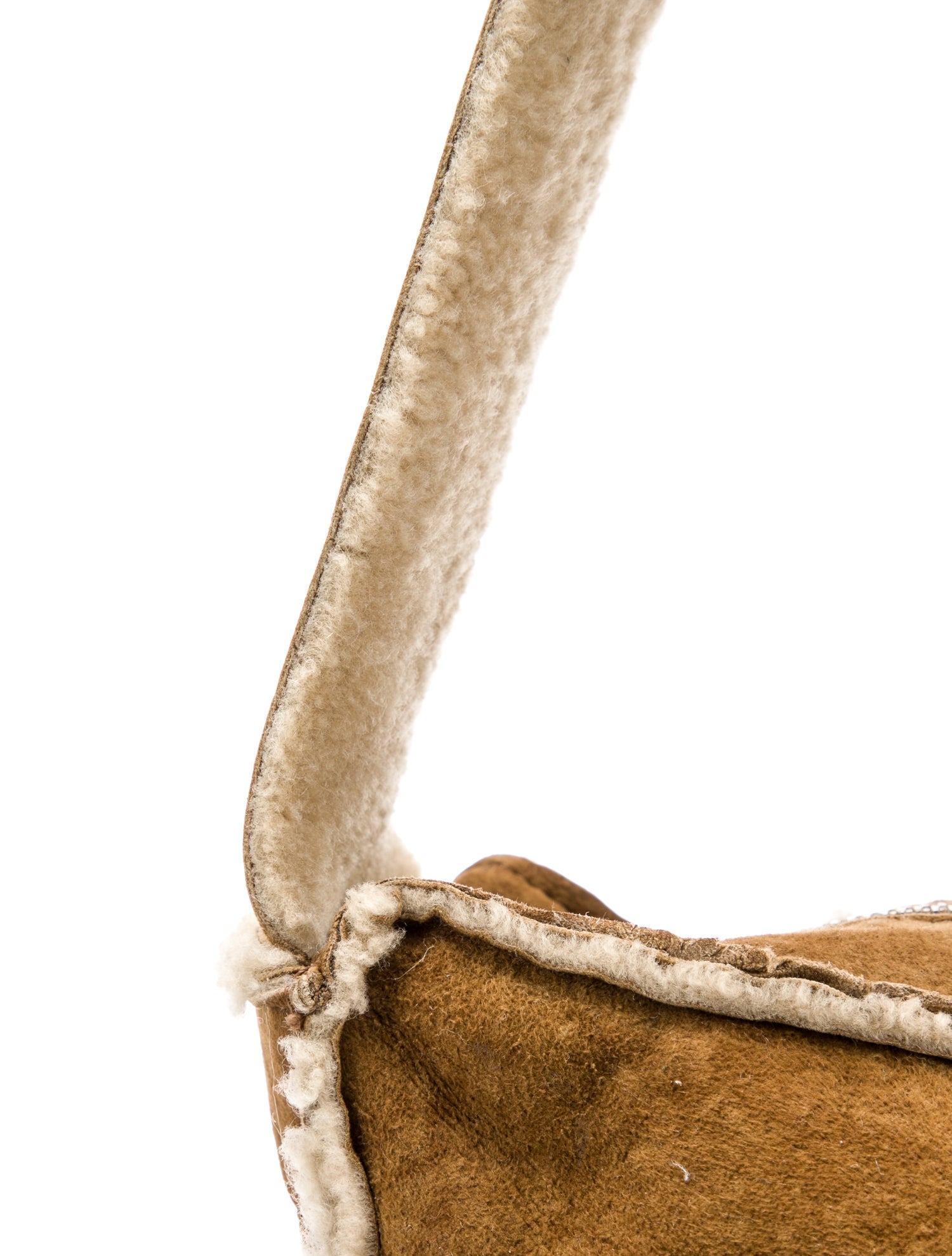 Chanel Shearling Messenger Bag - Brown Crossbody Bags, Handbags ...