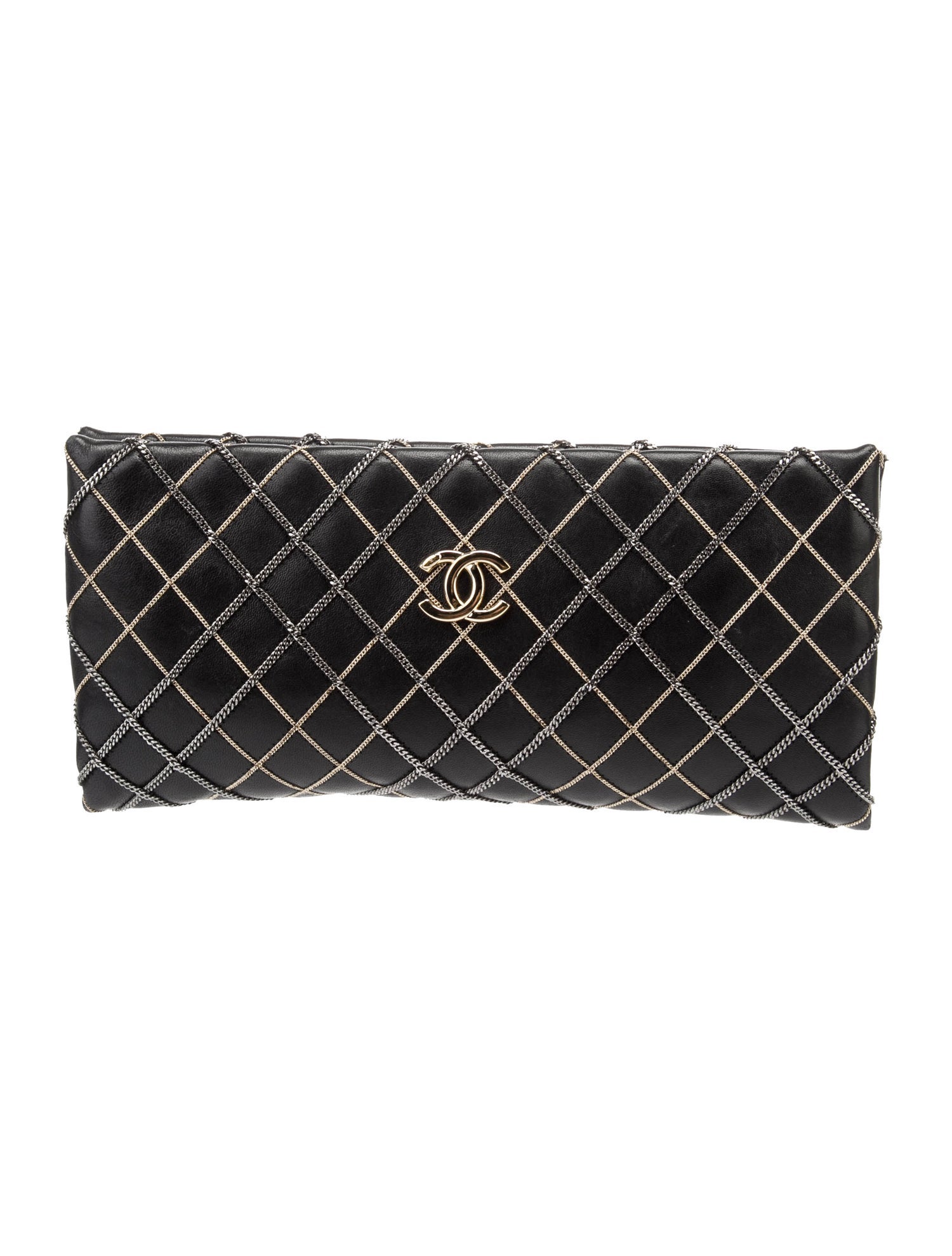 Chanel Strass Embellished Clutch - Black Clutches, Handbags - CHA61639 ...