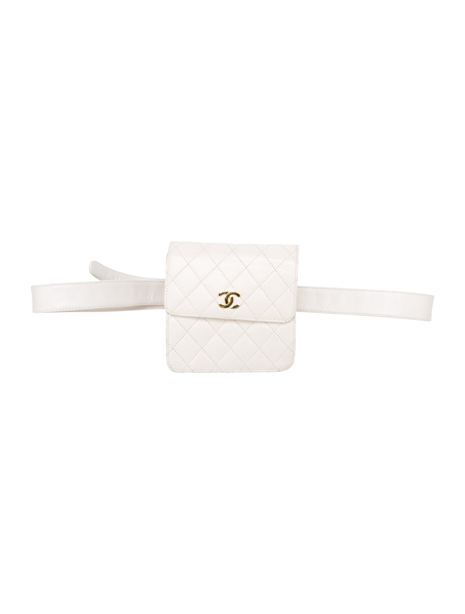 Chanel CC Waist Bag - White Waist Bags, Handbags - CHA999650 | The RealReal