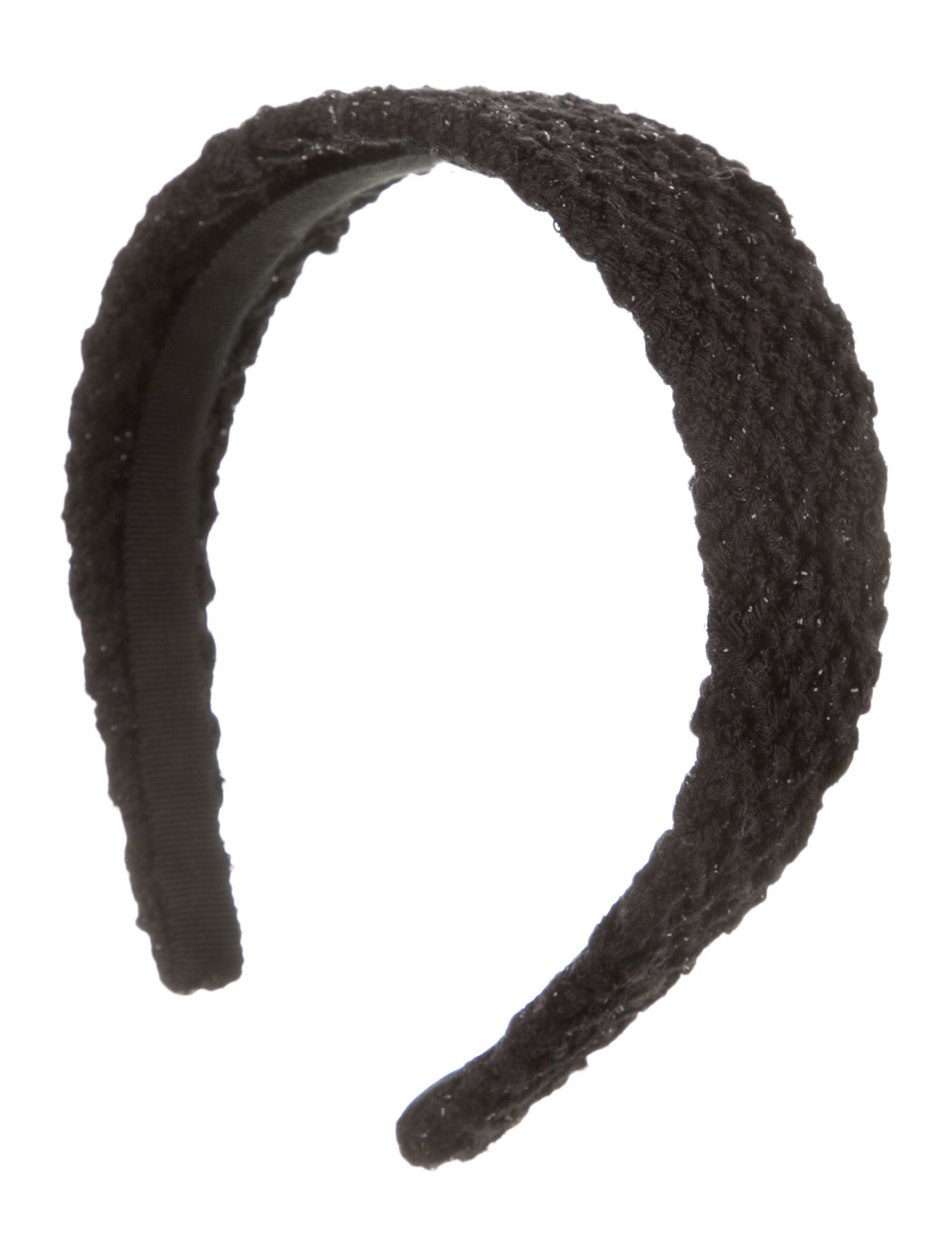 Chanel 2022 CC Tweed Headband - Black Hair Accessories, Accessories ...