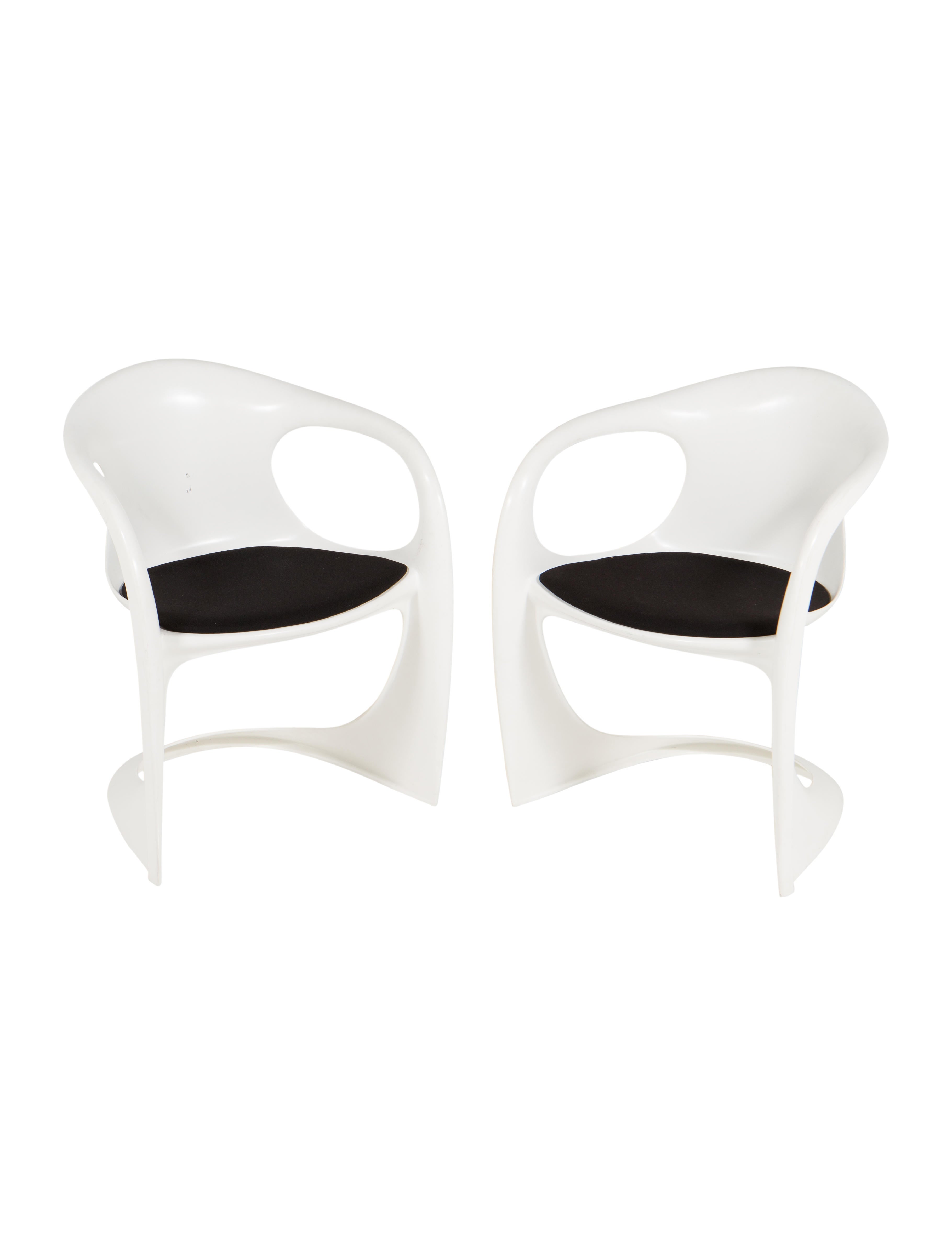 Chair Pair of Alexander Begge for Casala Casalino Chairs - Black ...