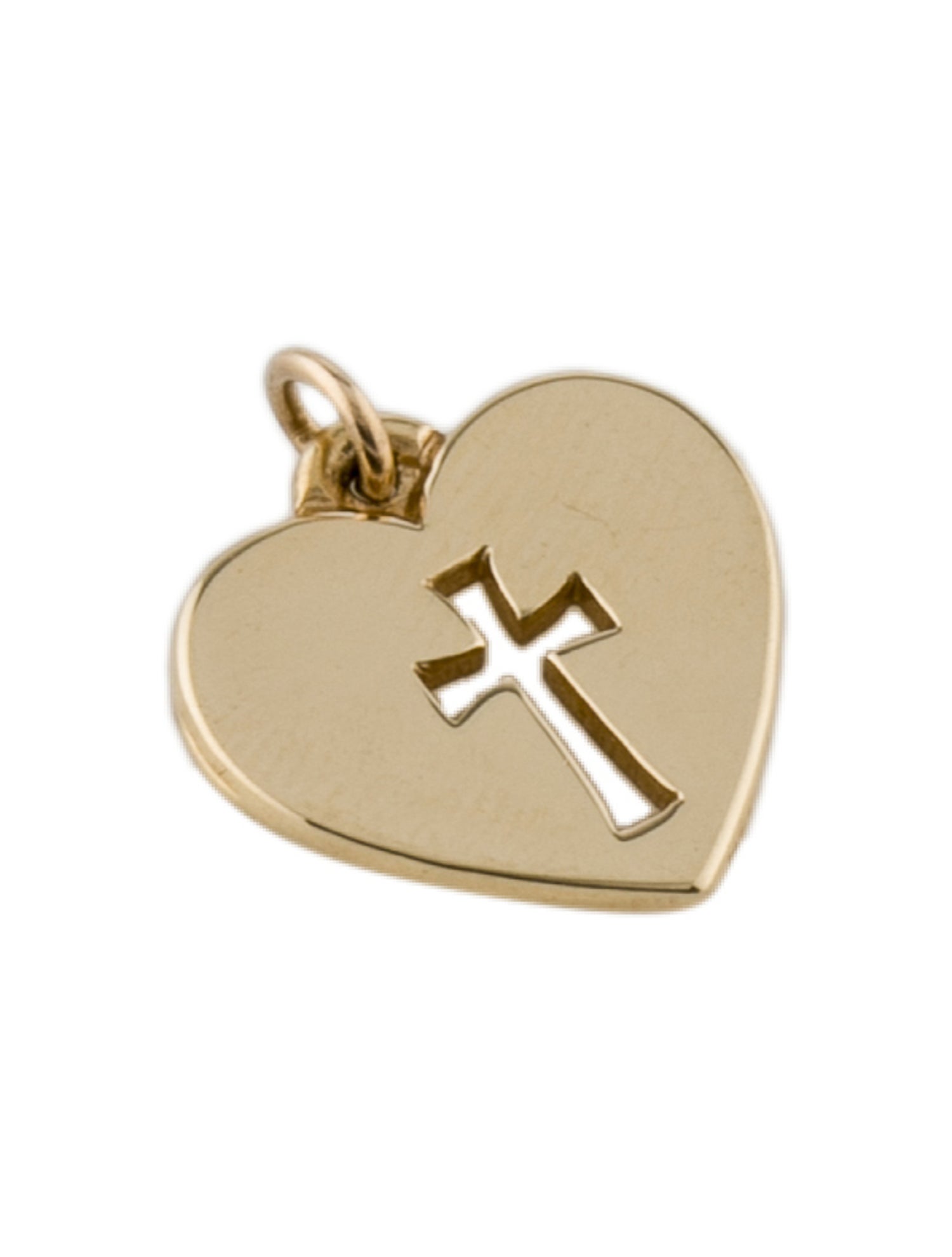 Charm James Avery 14K Crosslet Heart Charm - CHARM27690 | The RealReal