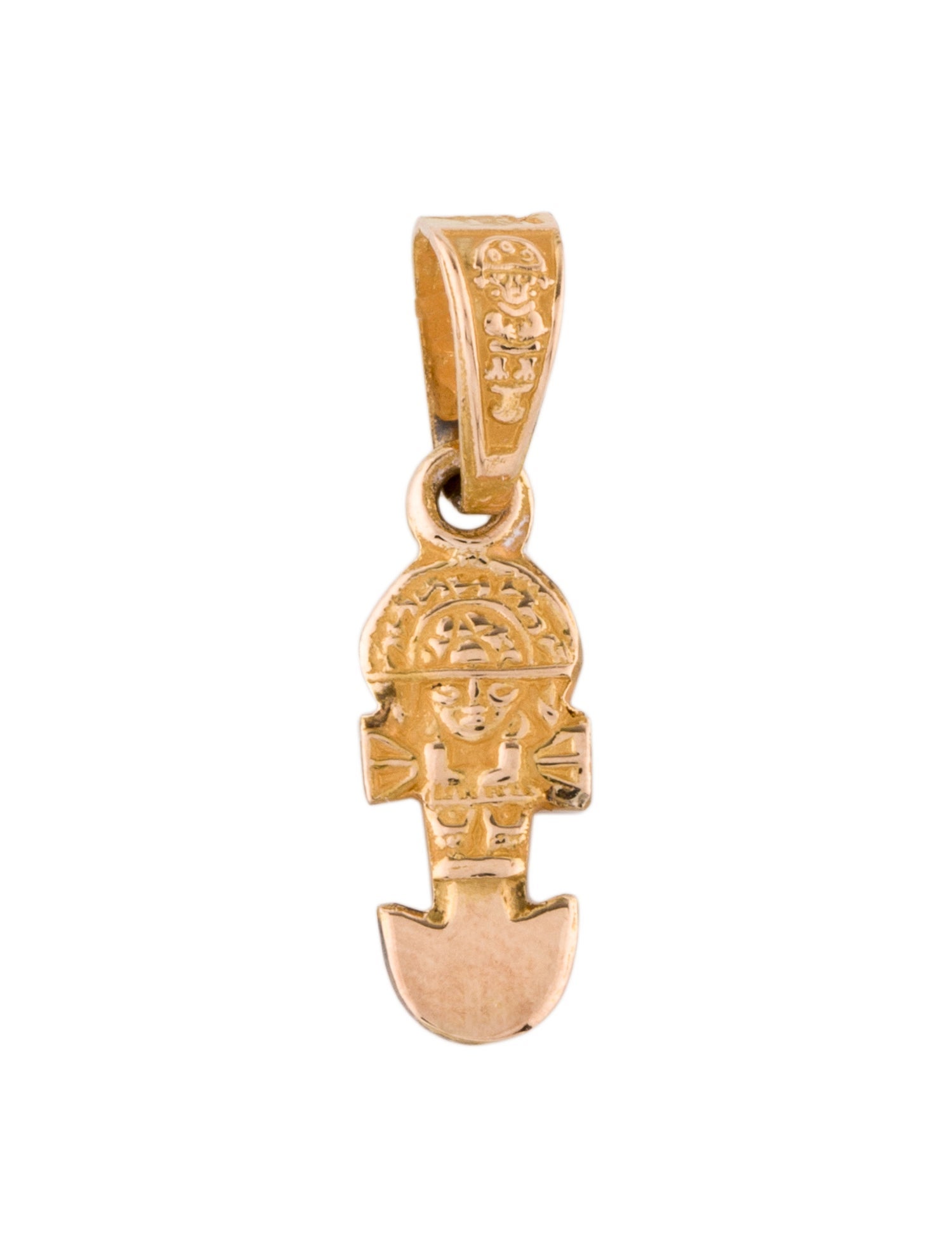 Charm 20K Inca Tumi Peruvian Pendant - 20K Yellow Gold Pendant, Charms ...