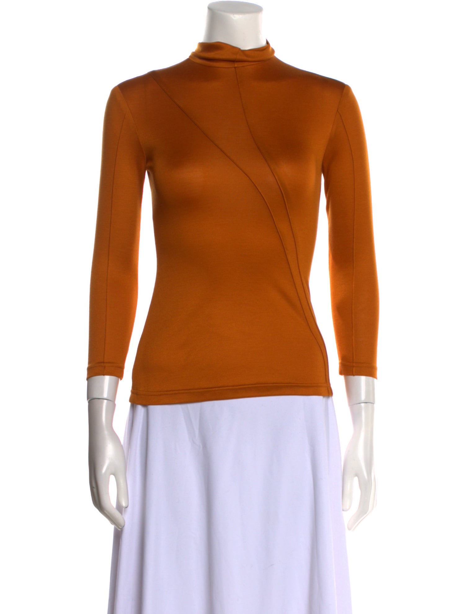 Chado by Ralph Rucci Vintage Late 1990's - Early 2000's Top - Orange ...