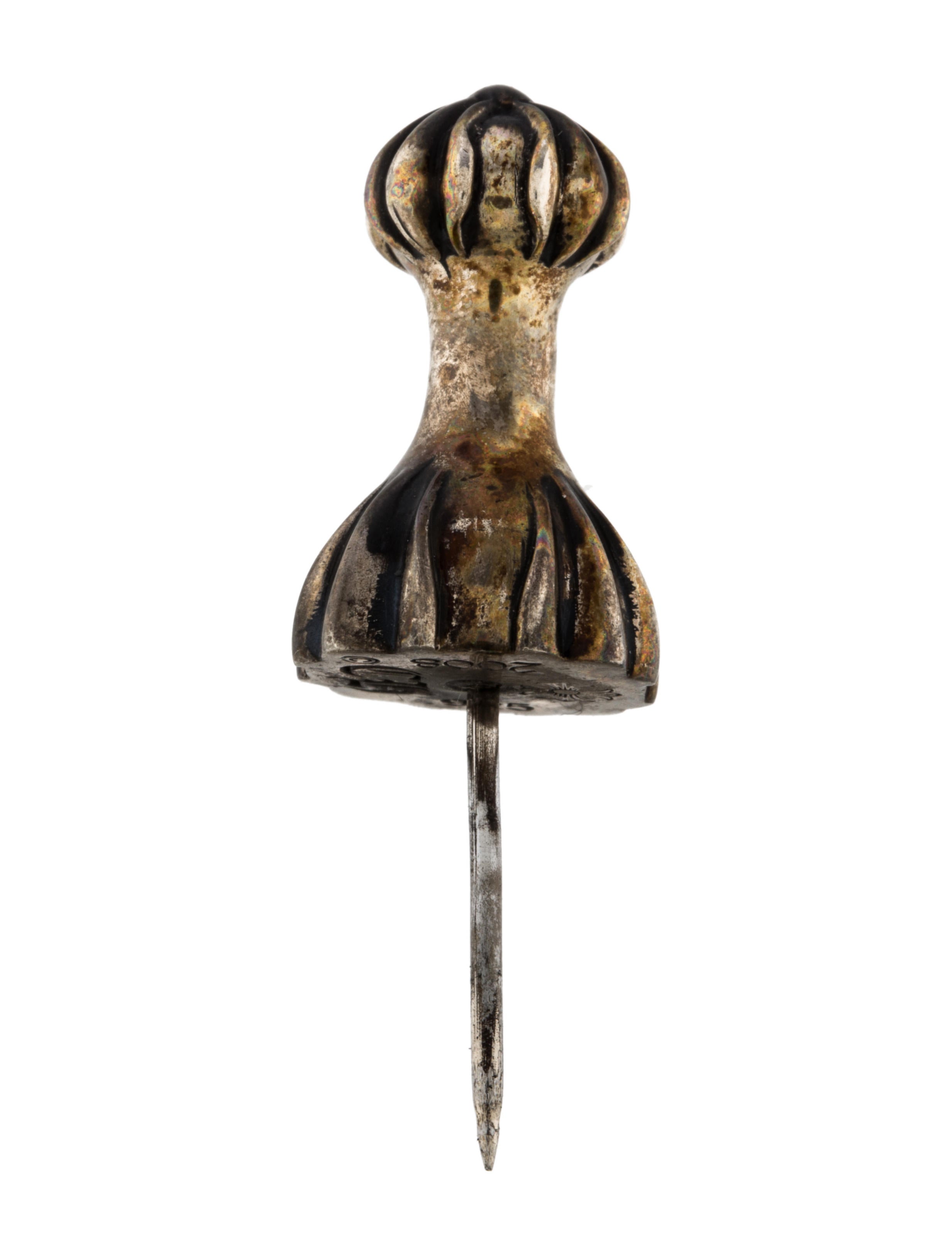 Chrome Hearts Cross Push Pin - Metallic Decorative Accents, Decor ...