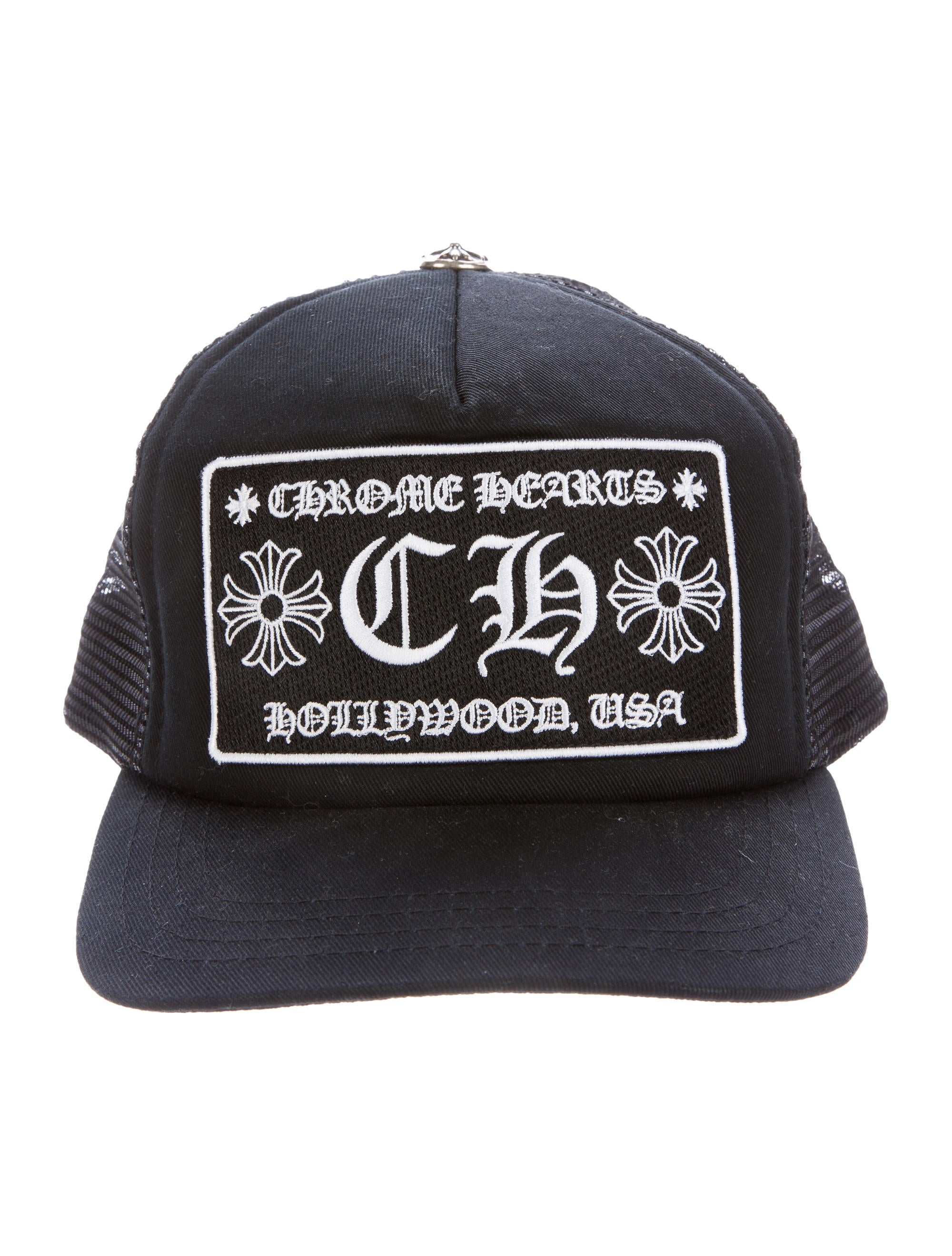 Chrome Hearts Hollywood Trucker Hat - Black Hats, Accessories ...