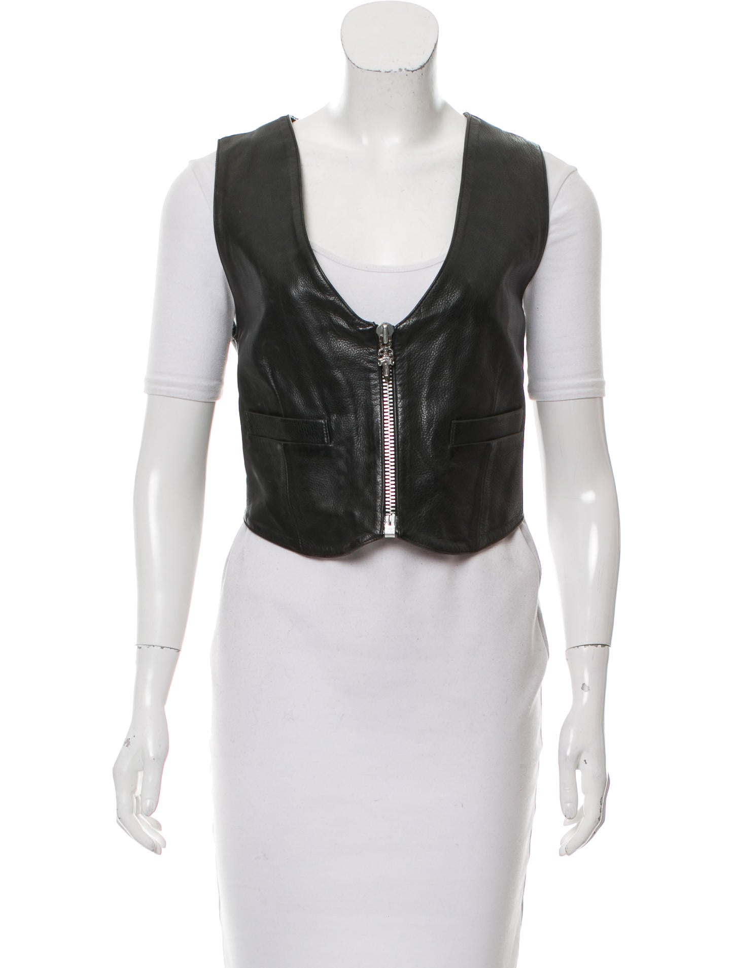 Chrome Hearts Lace-Up Leather Vest - Clothing - CHH22615 | The RealReal