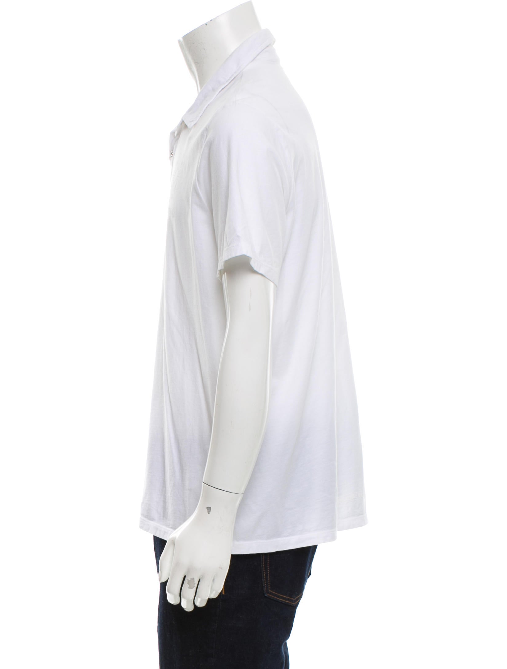 Chrome Hearts Logo Print Polo Shirt w/ Tags - White Polos, Clothing ...