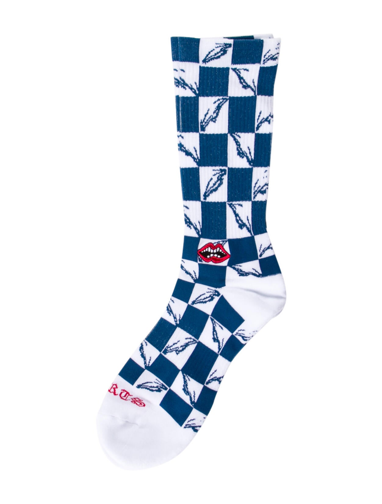 Chrome Hearts x Matty Boy "Chompers" Socks - Red Socks, Accessories ...