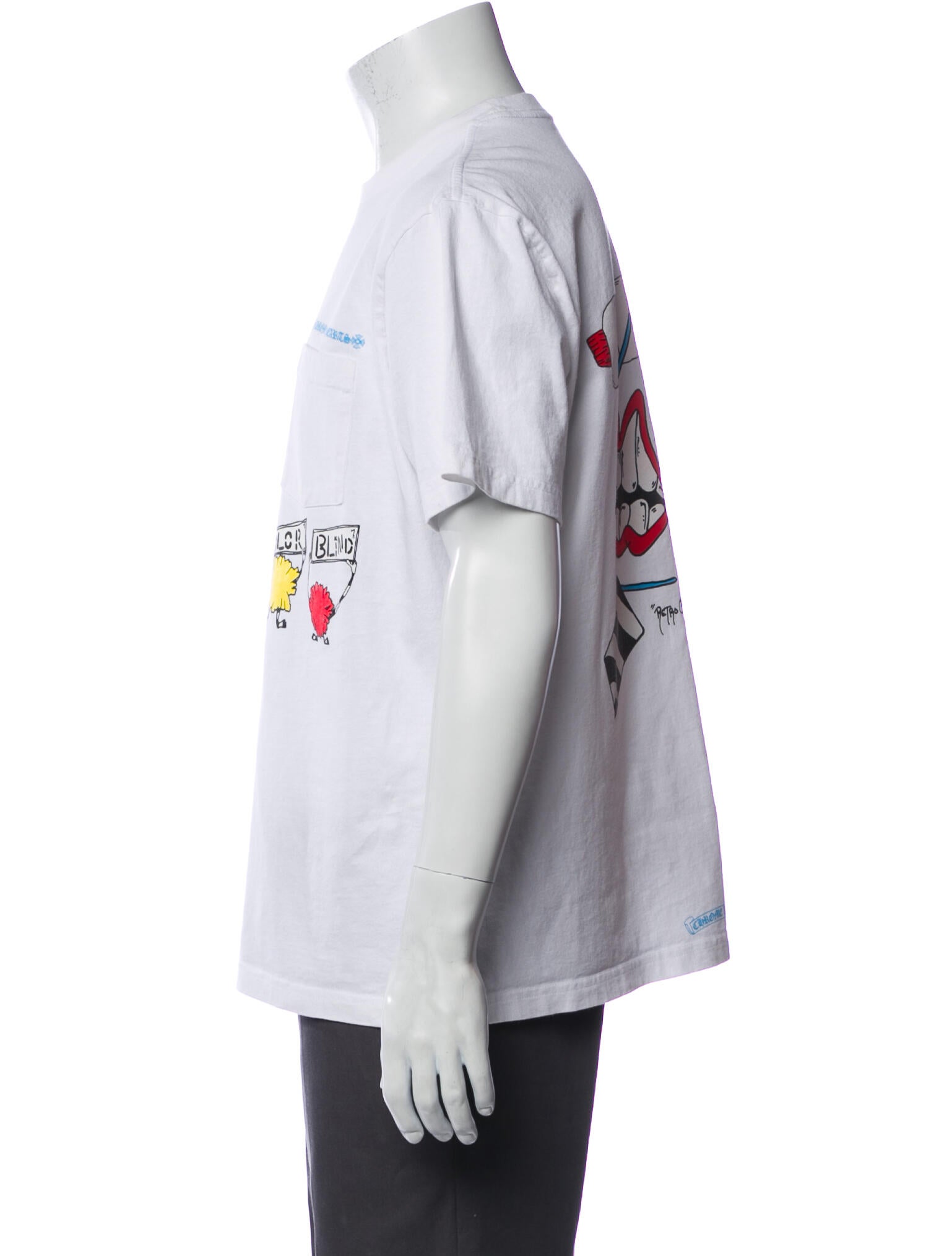 Chrome Hearts x Matty Boy Retro Cycle Graphic Print T-Shirt - White T ...