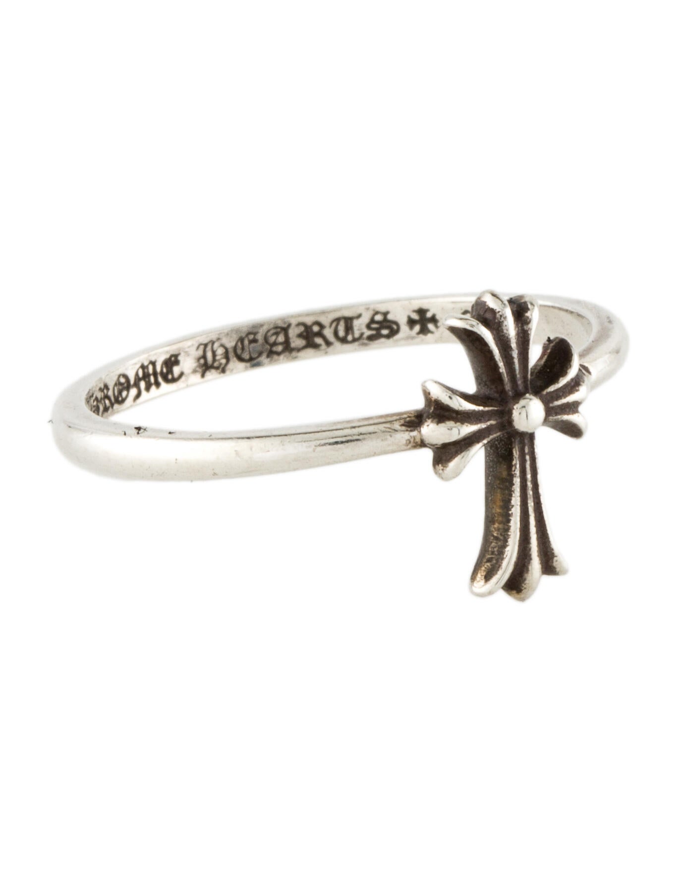 Chrome Hearts Cross Ring - Sterling Silver Cocktail Ring, Rings ...