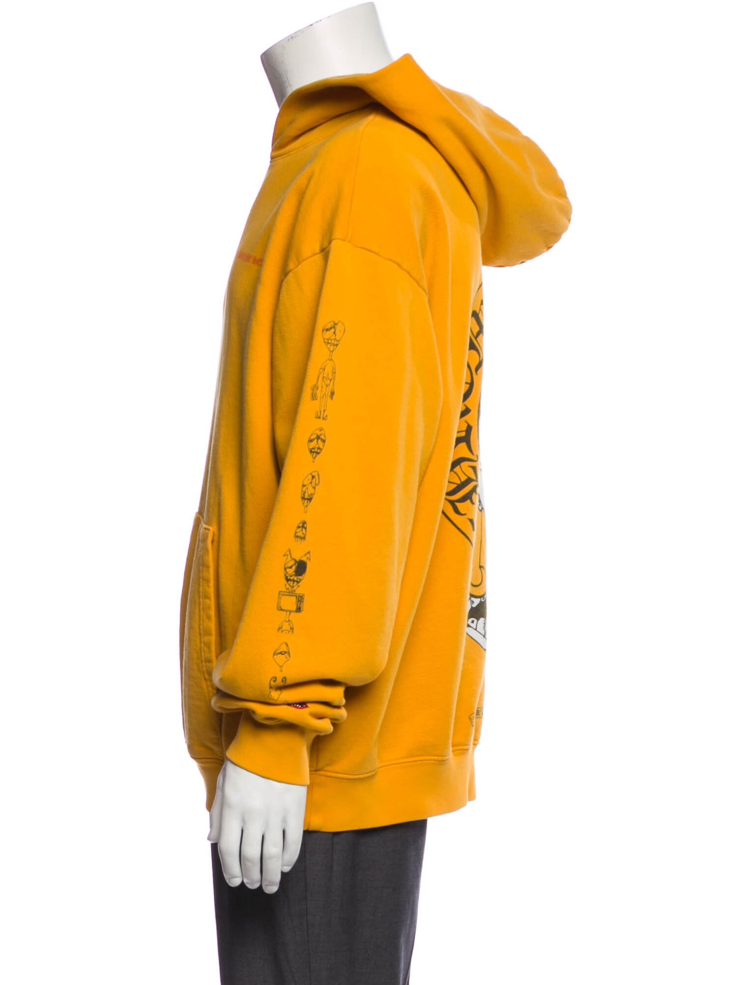 Chrome Hearts x Matty Boy Call Me Graphic Print Hoodie - Yellow ...