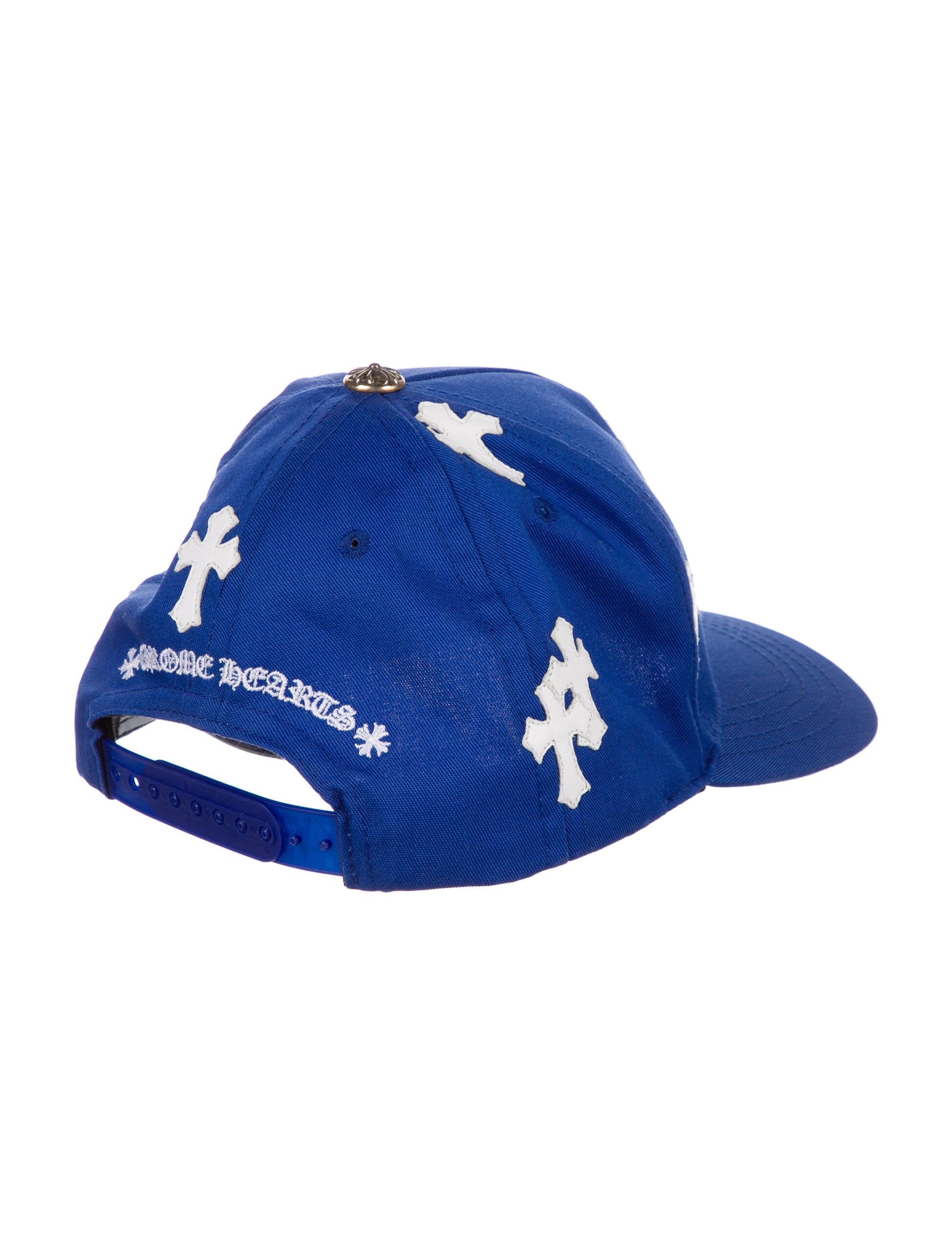 Chrome Hearts Cross Patch Baseball Hat - Blue Hats, Accessories ...