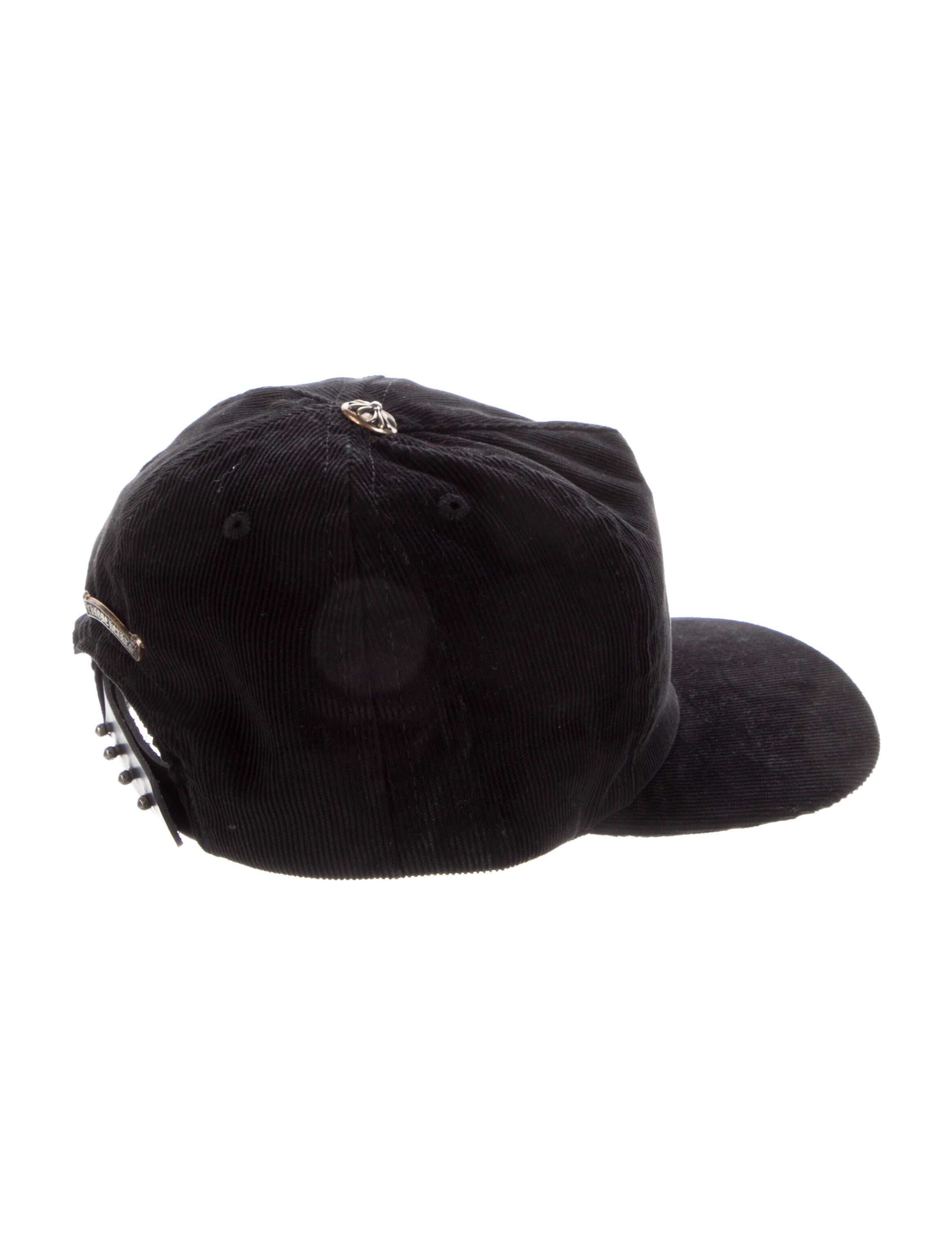 Chrome Hearts Embroidered Dagger Corduroy Hat - Black Hats, Accessories ...