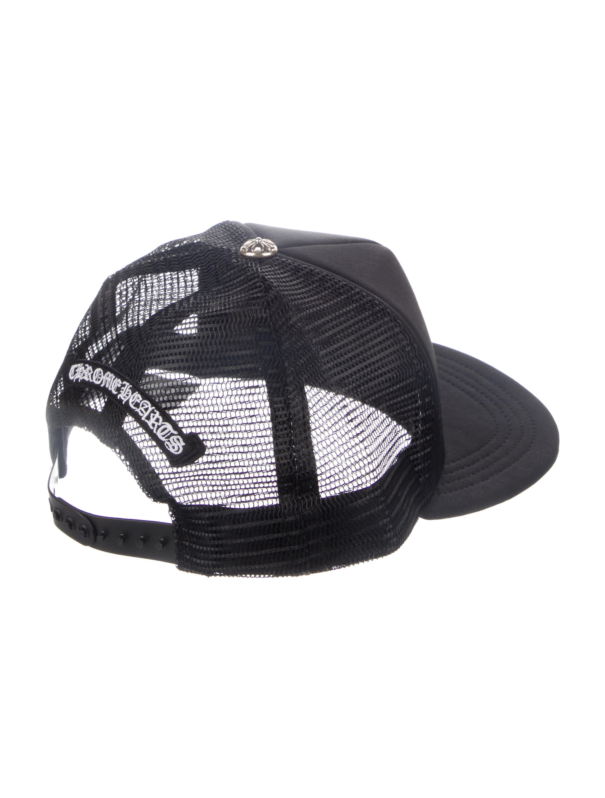 Chrome Hearts King Taco Triple Cross Trucker Hat - Black Hats ...
