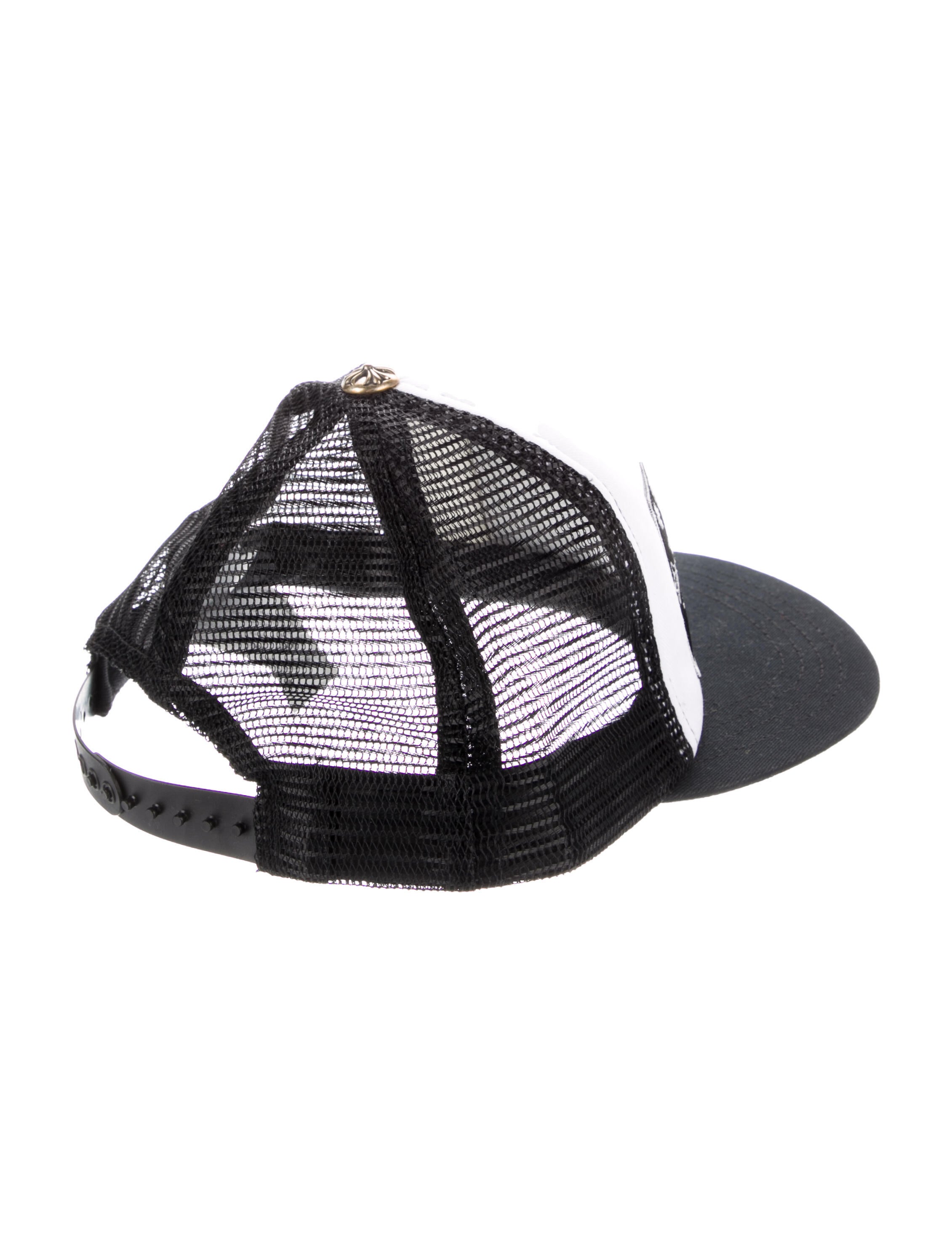 Chrome Hearts CH Logo Trucker Cap - Black Hats, Accessories - CHH39743 ...