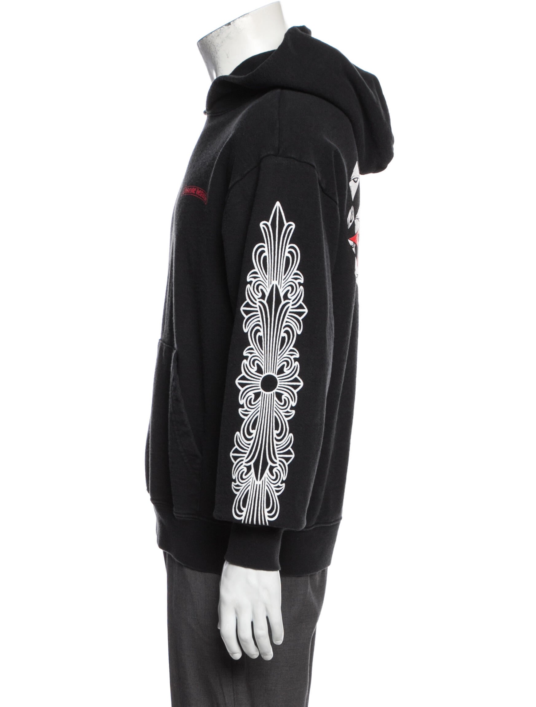 Chrome Hearts X Matty Boy 'Chomper' Graphic Print Hoodie - Black ...