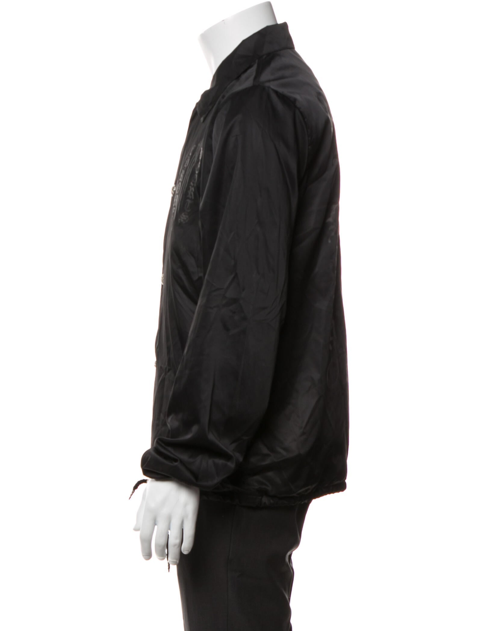 Chrome Hearts Signature Triple Cross Windbreaker - Black Outerwear ...