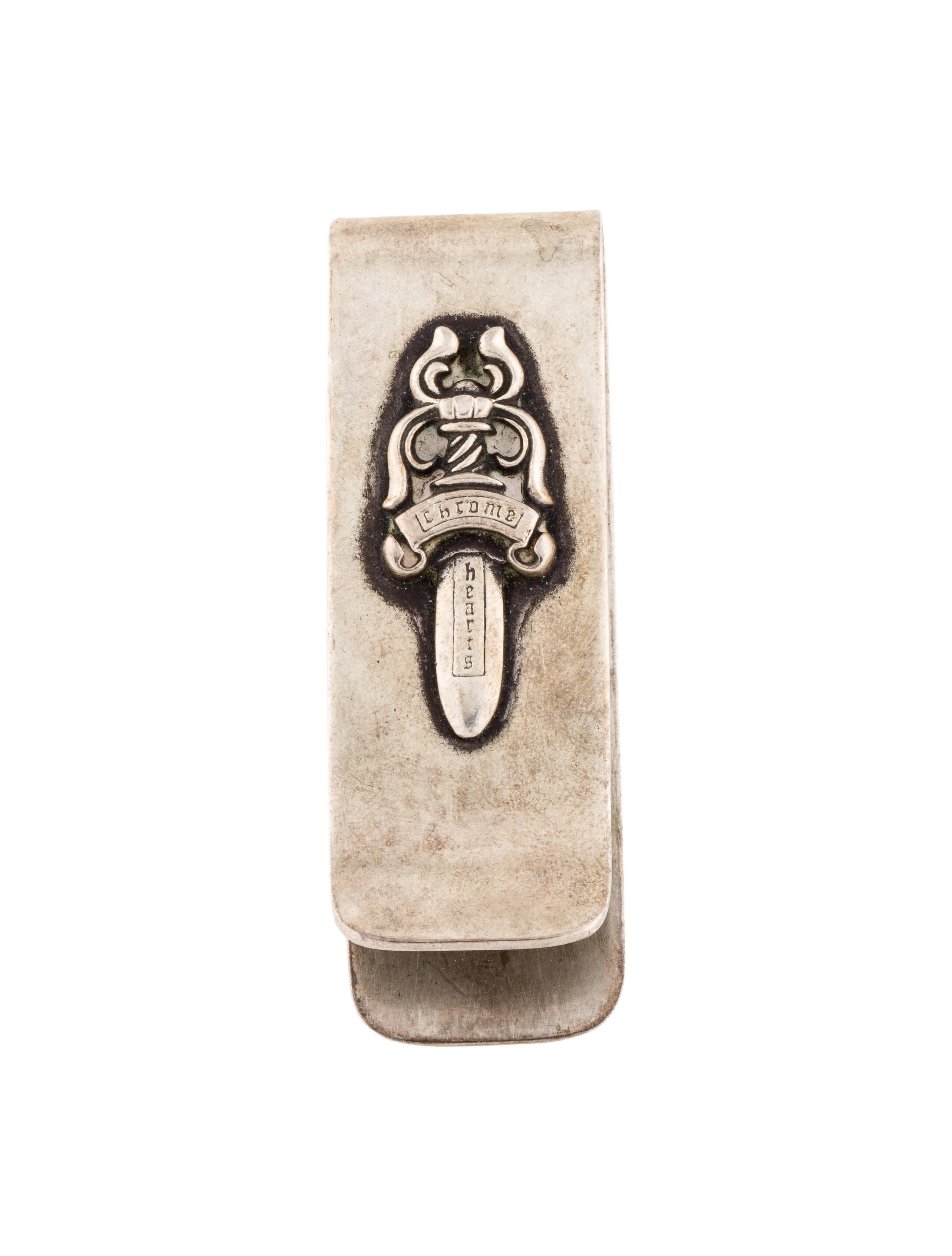 Chrome Hearts Chrome Hearts Dagger Money Clip - Silver Money Clips ...