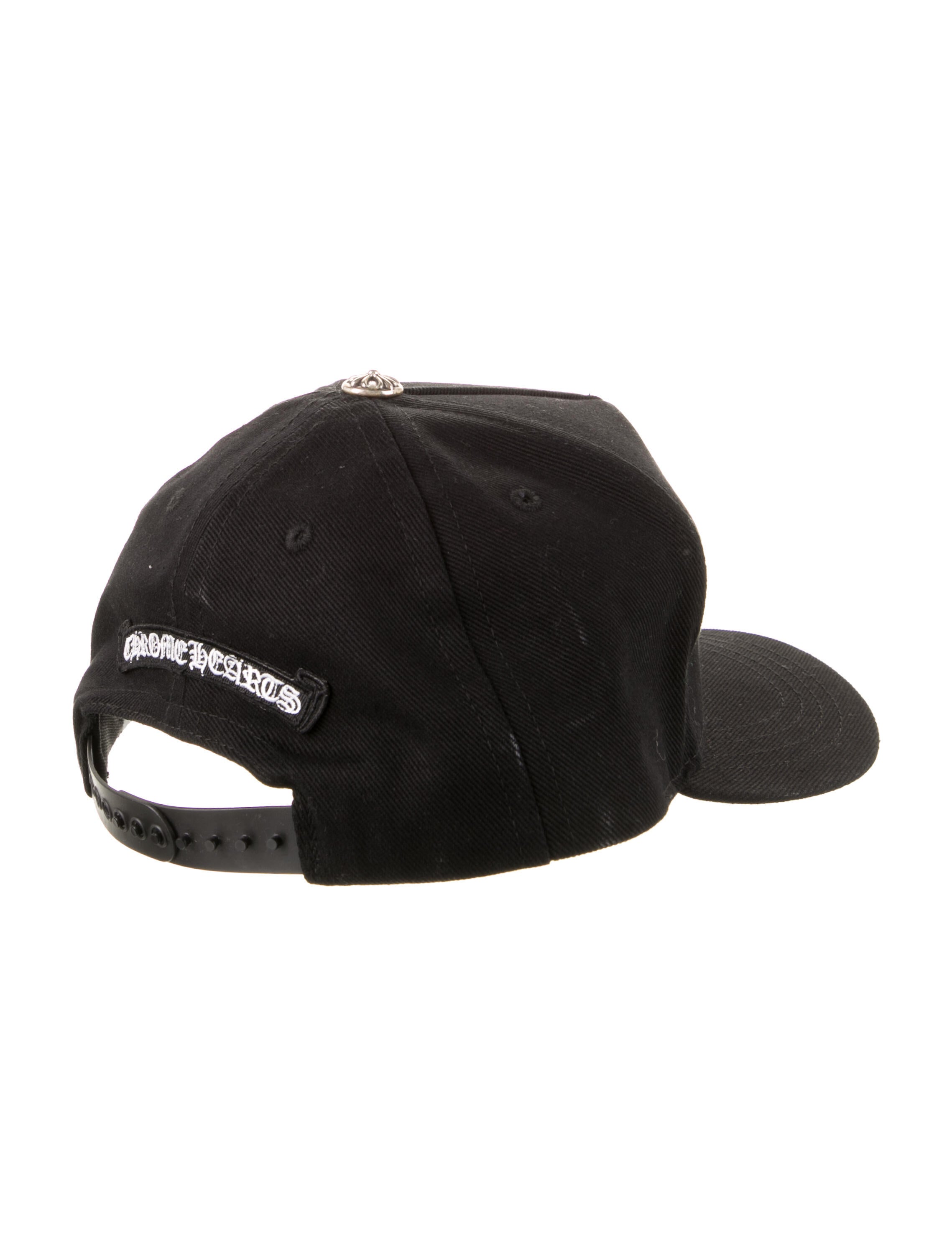 Chrome Hearts Vertical Script Logo Baseball Cap - Black Hats ...