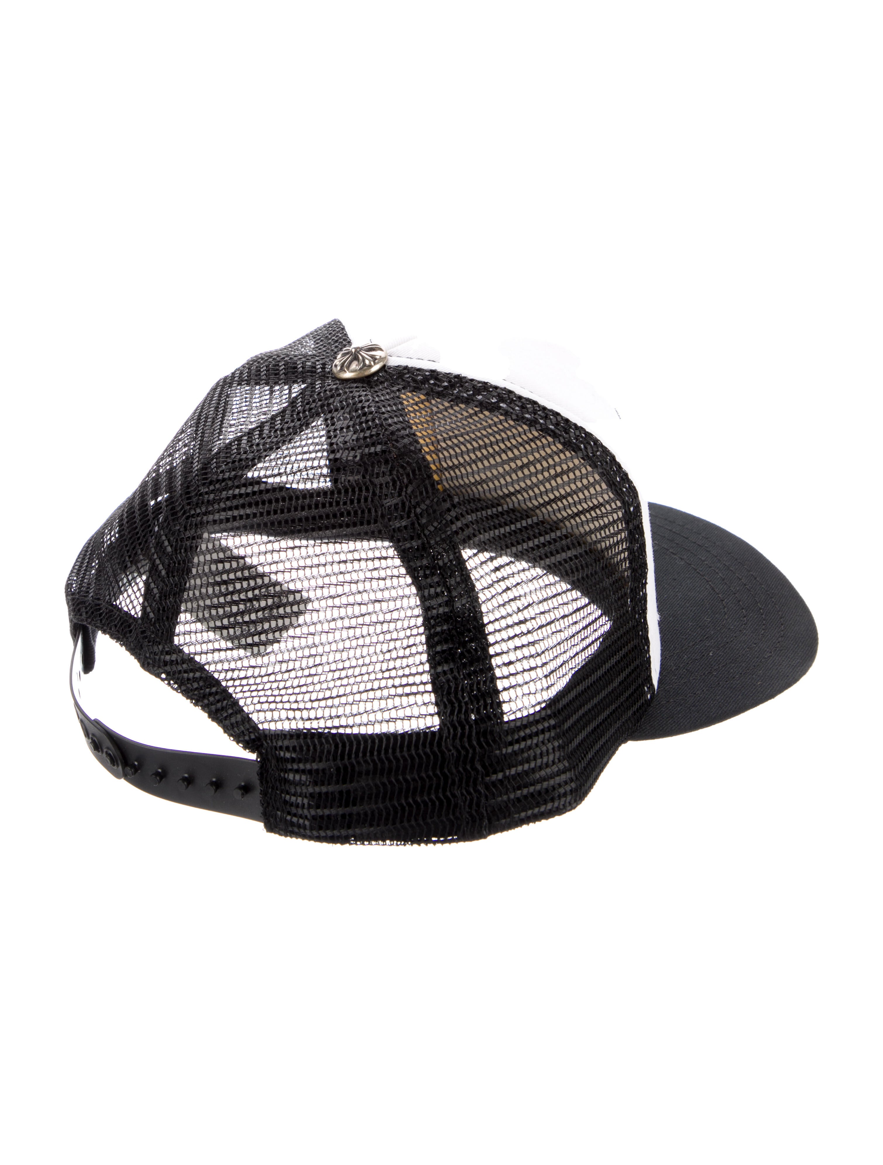 Chrome Hearts CH Logo Trucker Cap - Black Hats, Accessories - CHH40283 ...