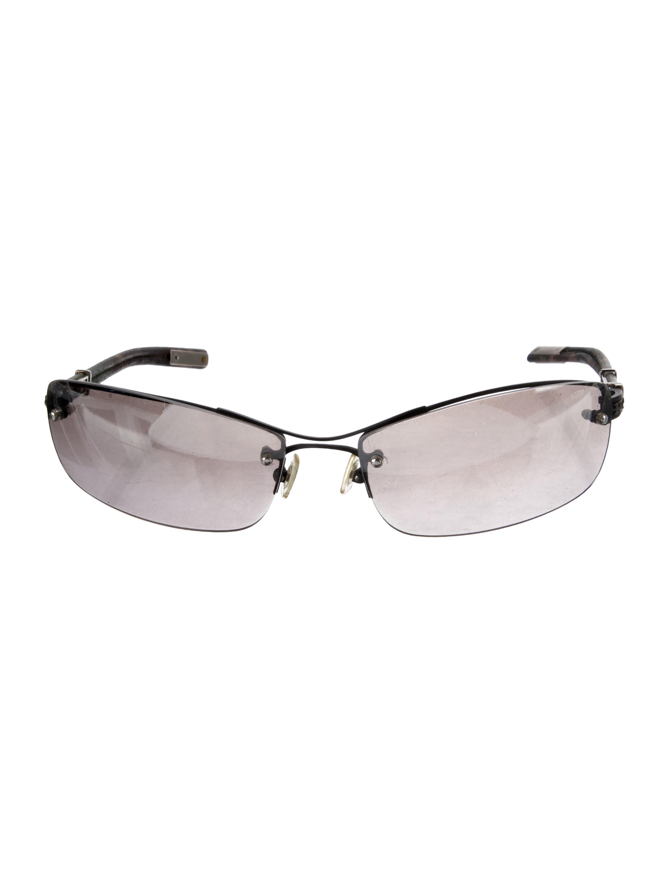 Chrome Hearts Blade Hummer II Aviator Sunglasses - Black Sunglasses ...