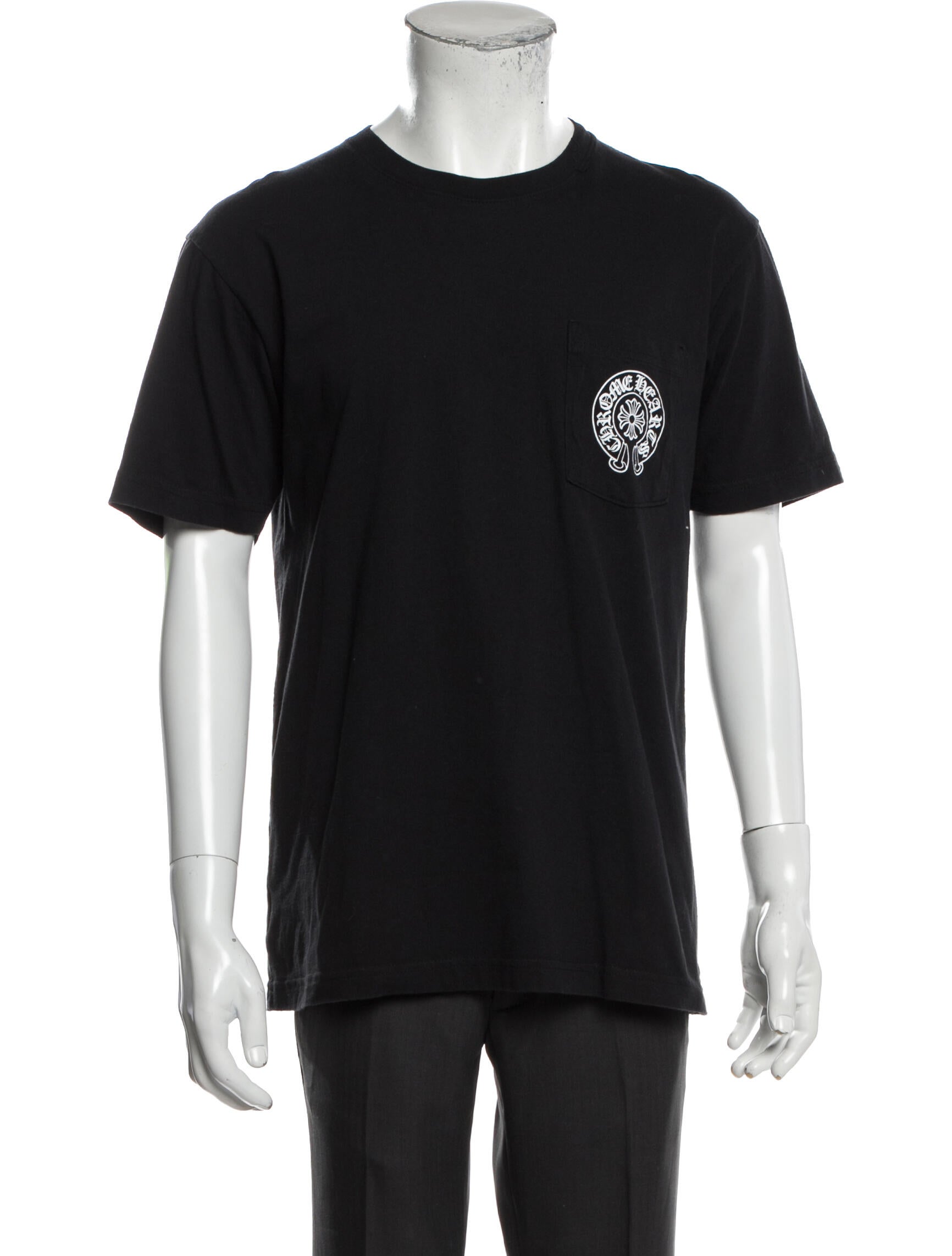 Chrome Hearts Graphic Print Crew Neck T-Shirt - Black T-Shirts ...