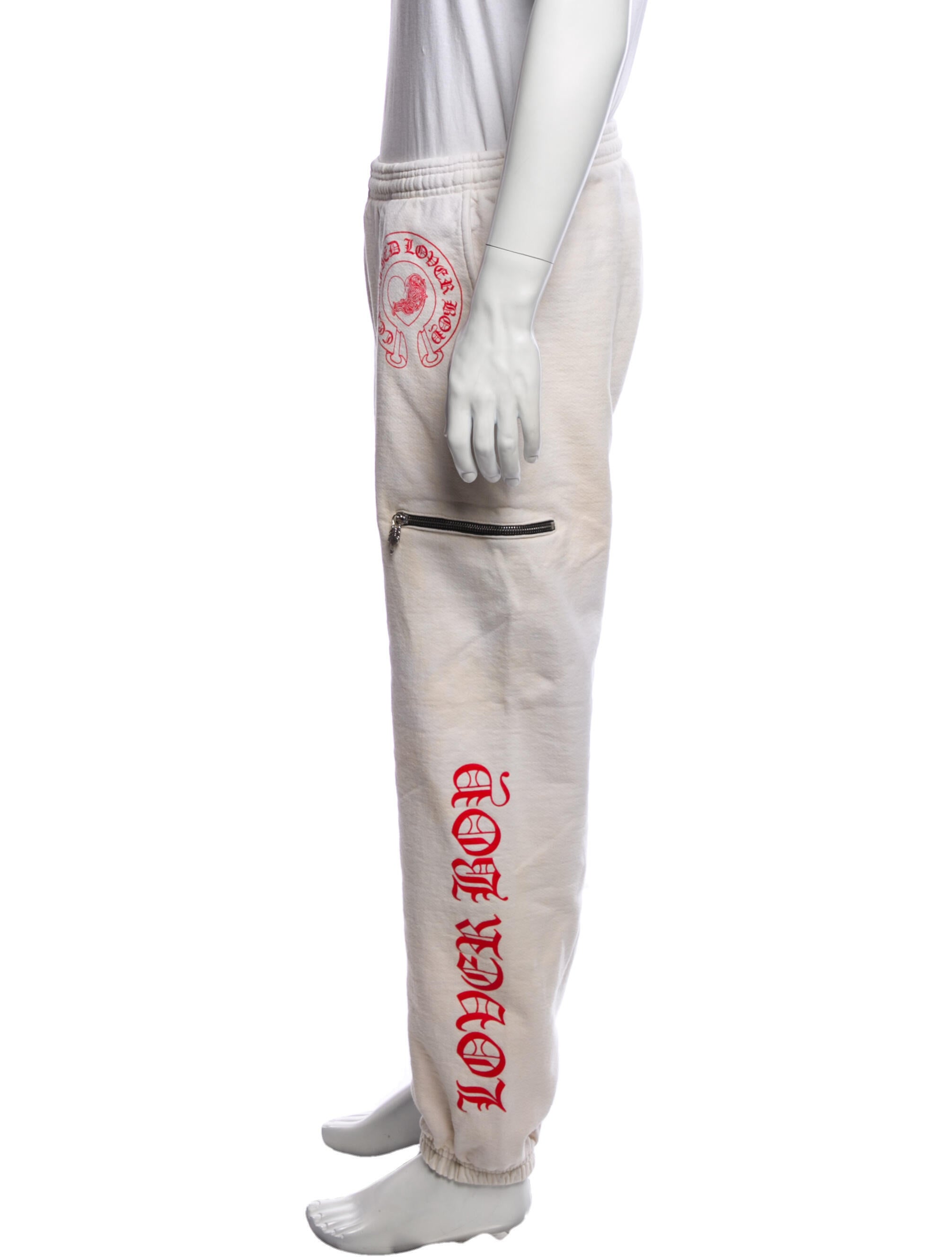 Chrome Hearts Drake Certified Lover Boy Sweatpants - Neutrals, 10.25 ...