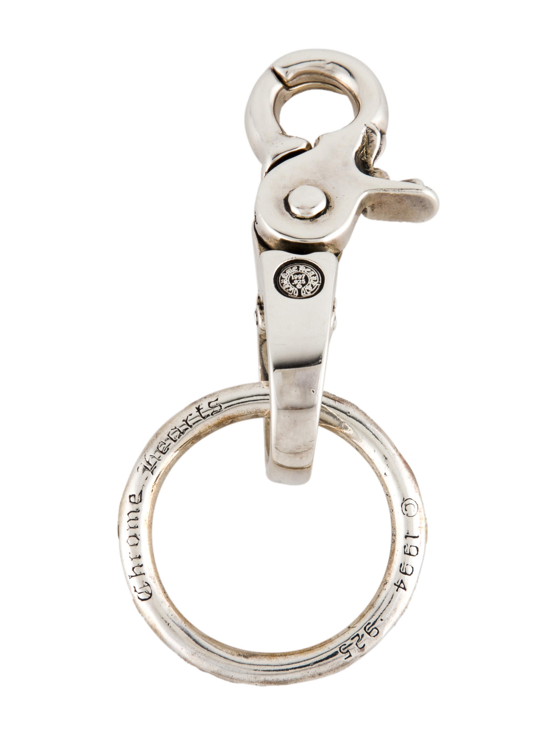 Chrome Hearts Cuban Link Keychain - Silver Keychains, Accessories ...