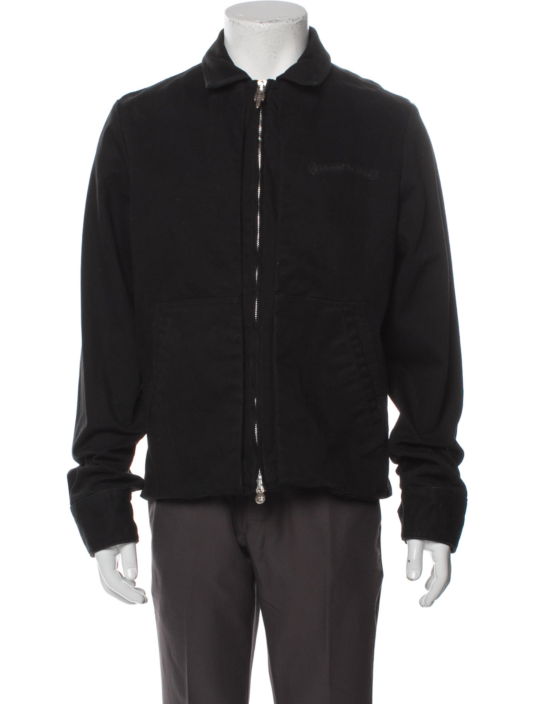 Chrome Hearts Bomber Jacket - Black Outerwear, Clothing - CHH42501 ...