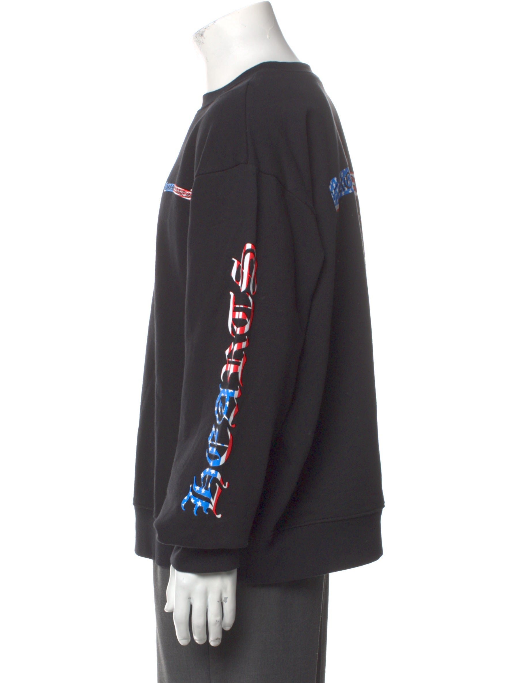 Chrome Hearts x Matty Boy 'American Flag Banner' Graphic Print ...