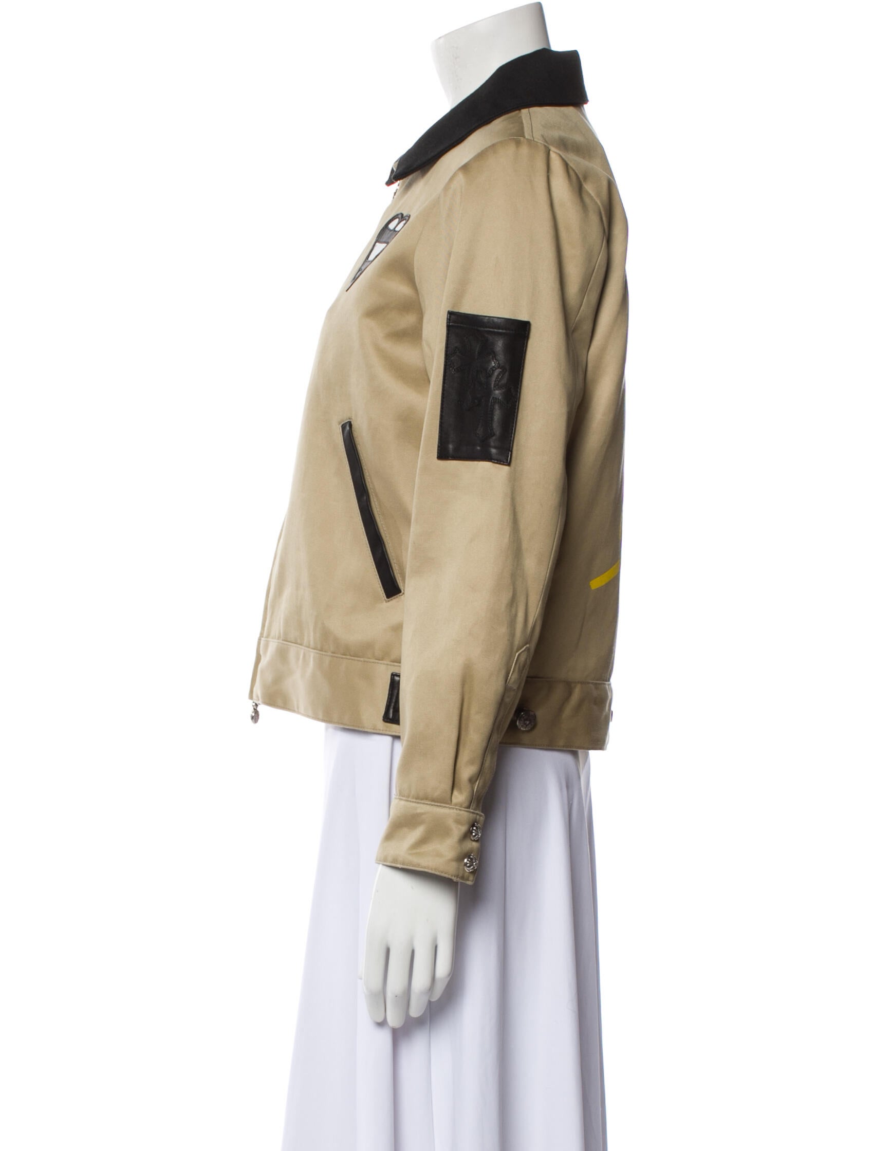 Chrome Hearts Matty Boy 'Smile' Sample Work Bomber Jacket - Jackets ...