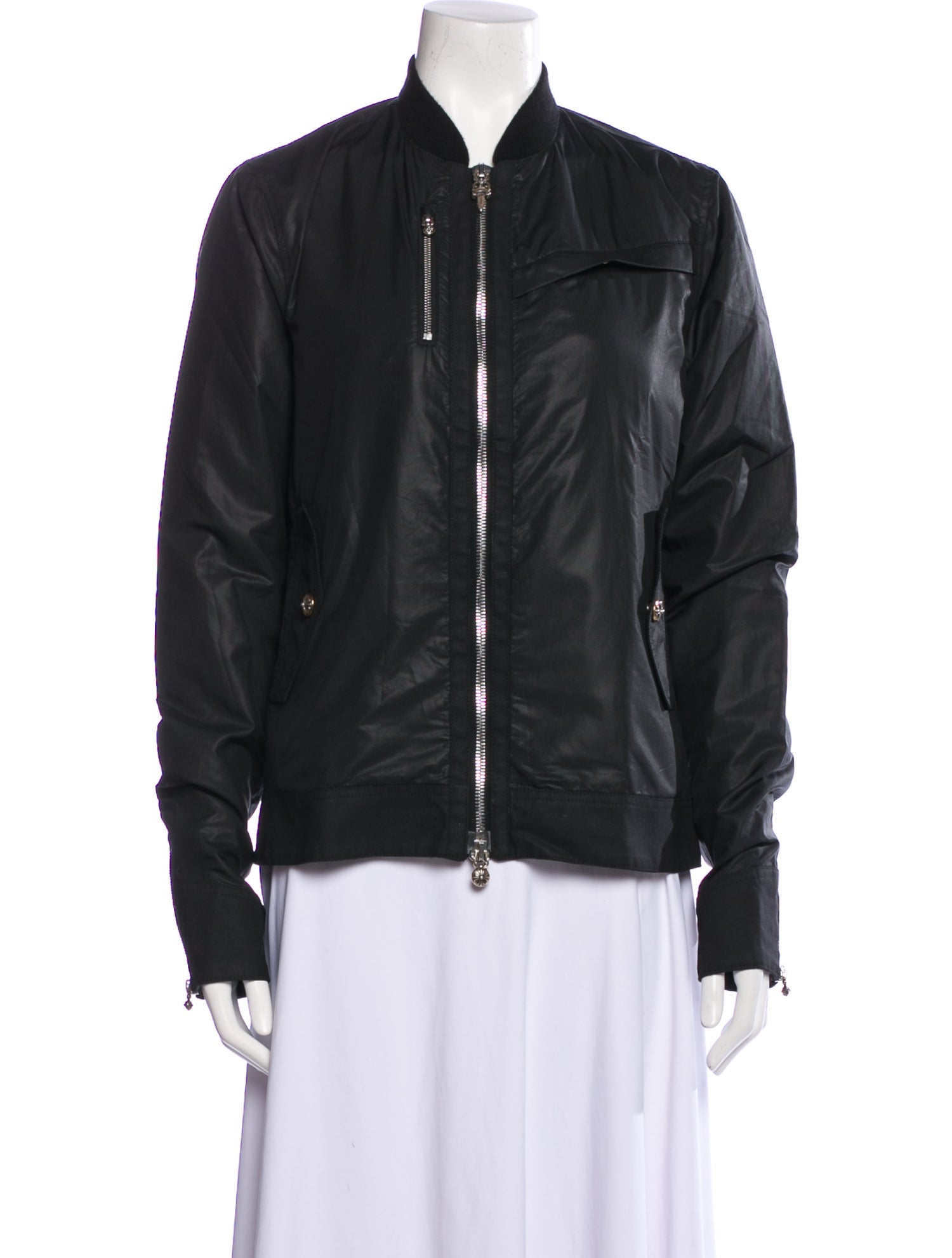 Chrome Hearts Bomber Jacket - Black Outerwear, Clothing - CHH44651 ...