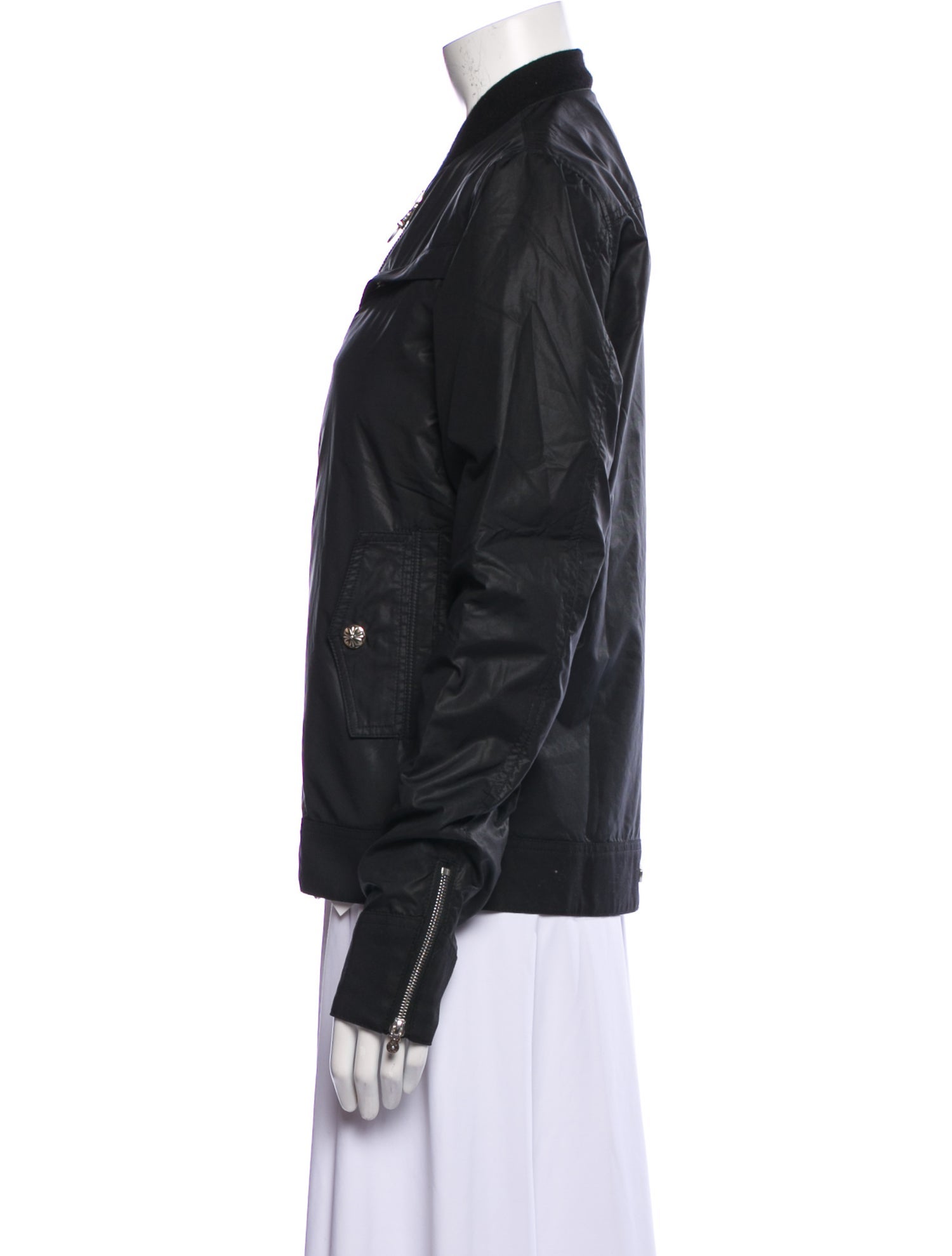 Chrome Hearts Bomber Jacket - Black Outerwear, Clothing - CHH44651 ...