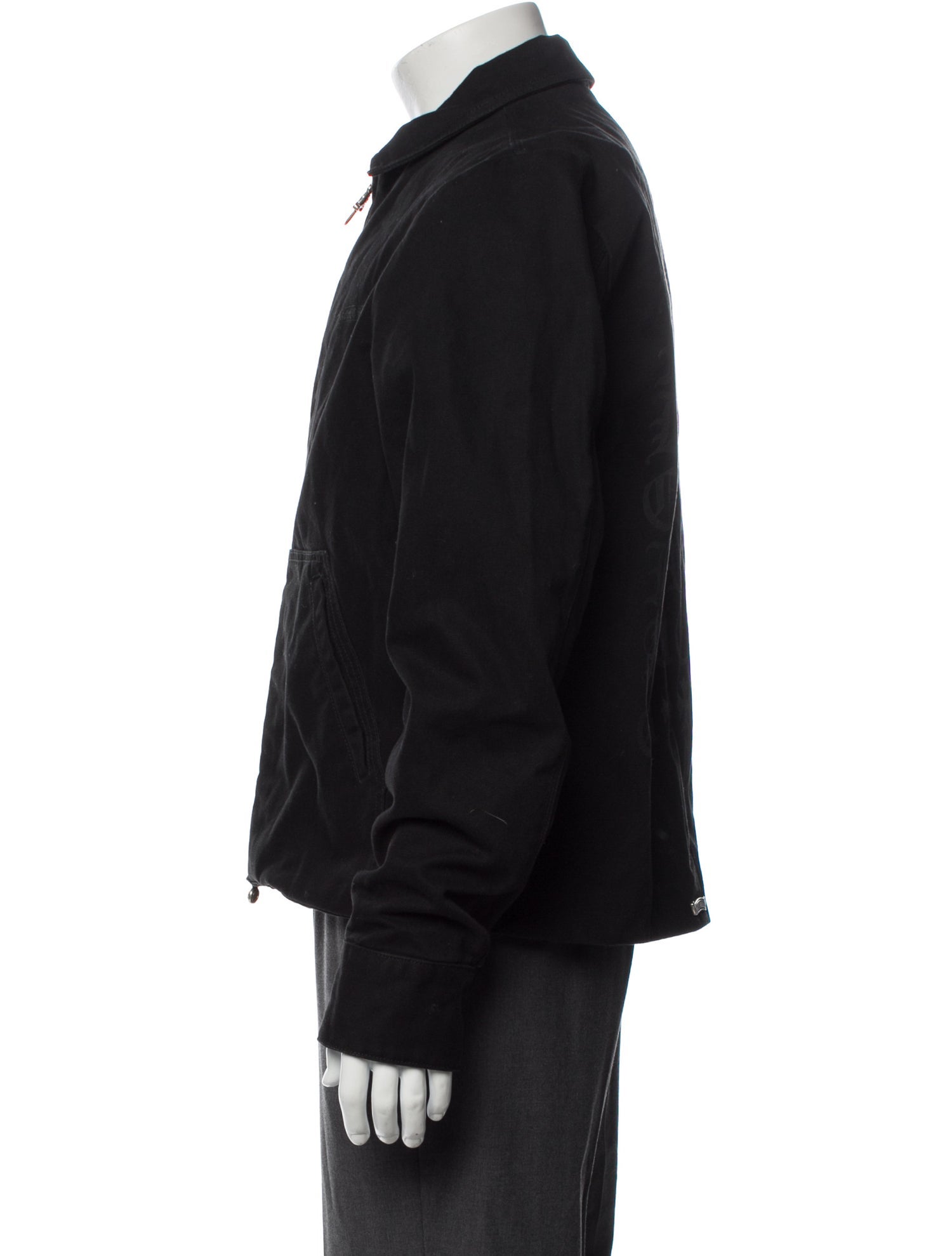 Chrome Hearts Trucker Jacket - Black Outerwear, Clothing - CHH45380 ...