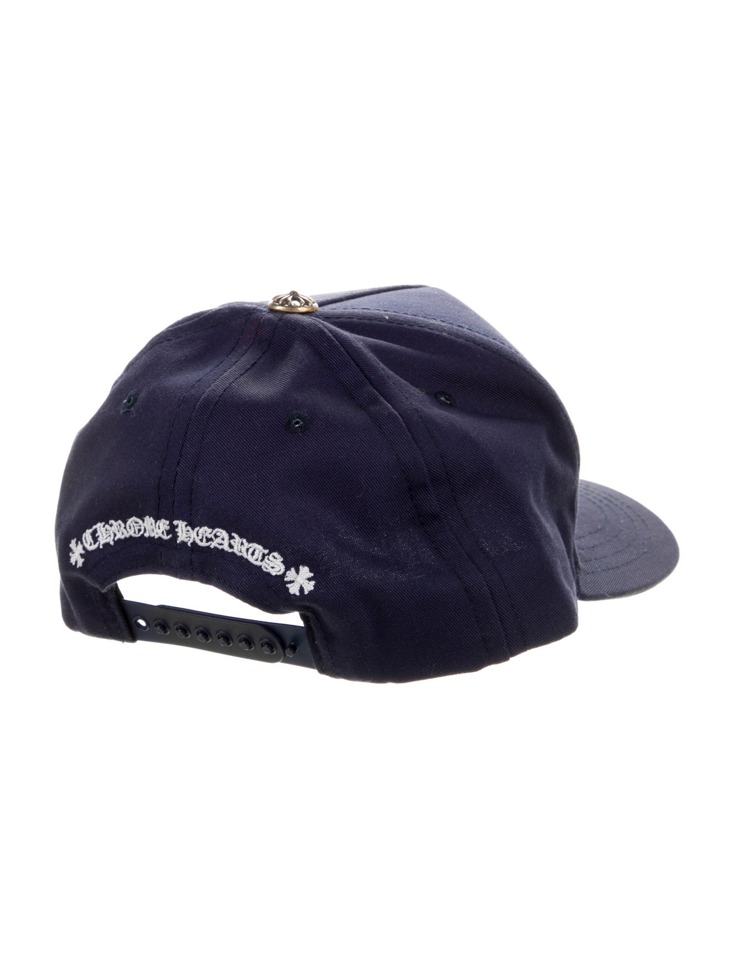 Chrome Hearts Embroidered CH Logo Cap - Blue Hats, Accessories ...