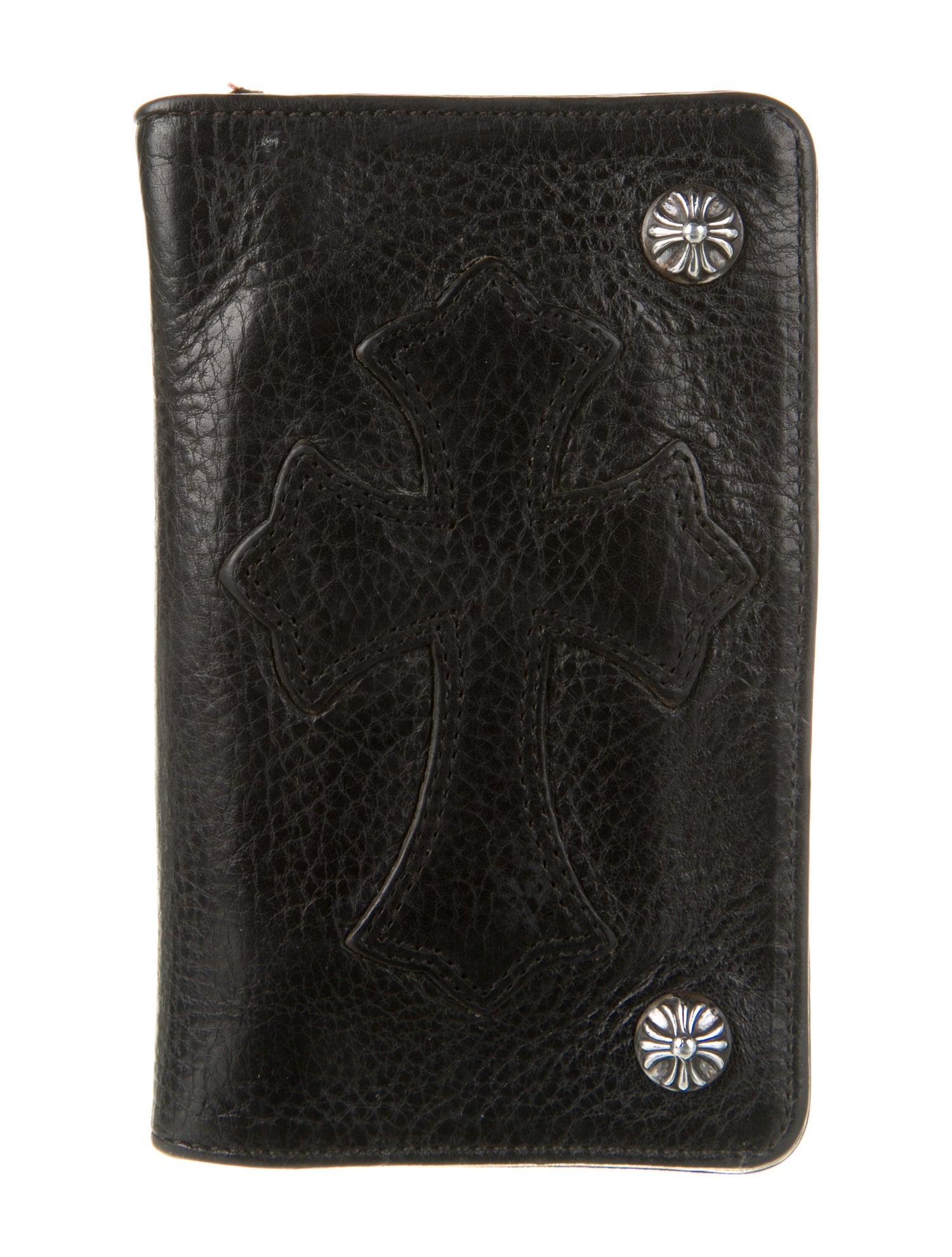 Chrome Hearts Leather Bifold Wallet - Black Wallets, Accessories ...
