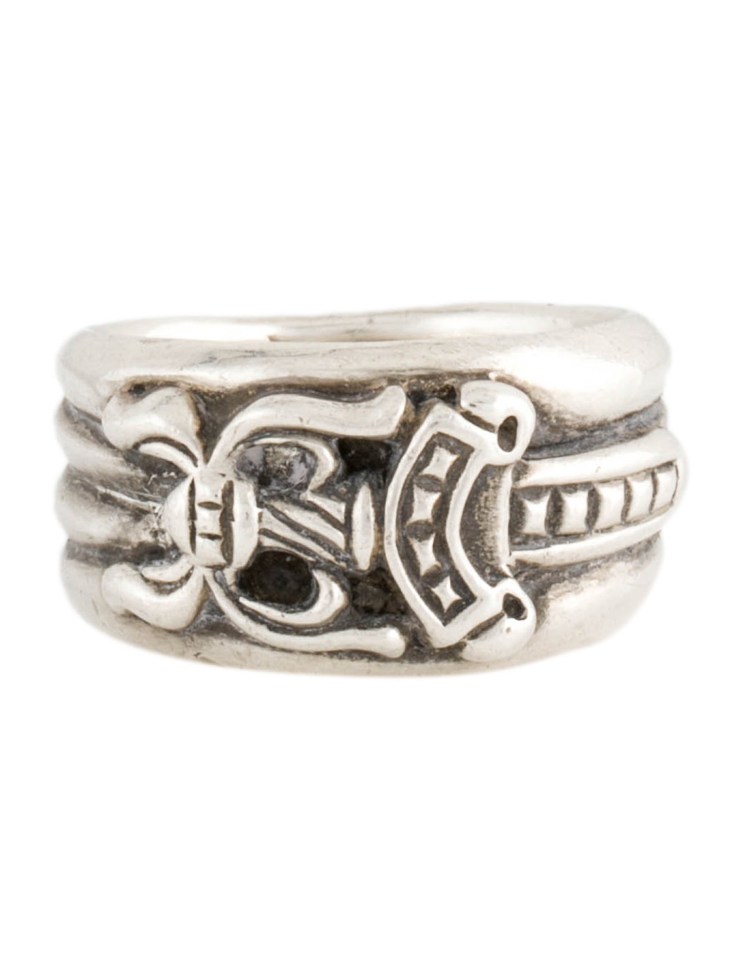 Chrome Hearts Wide Dagger Band - Band, Rings - CHH46193 | The RealReal