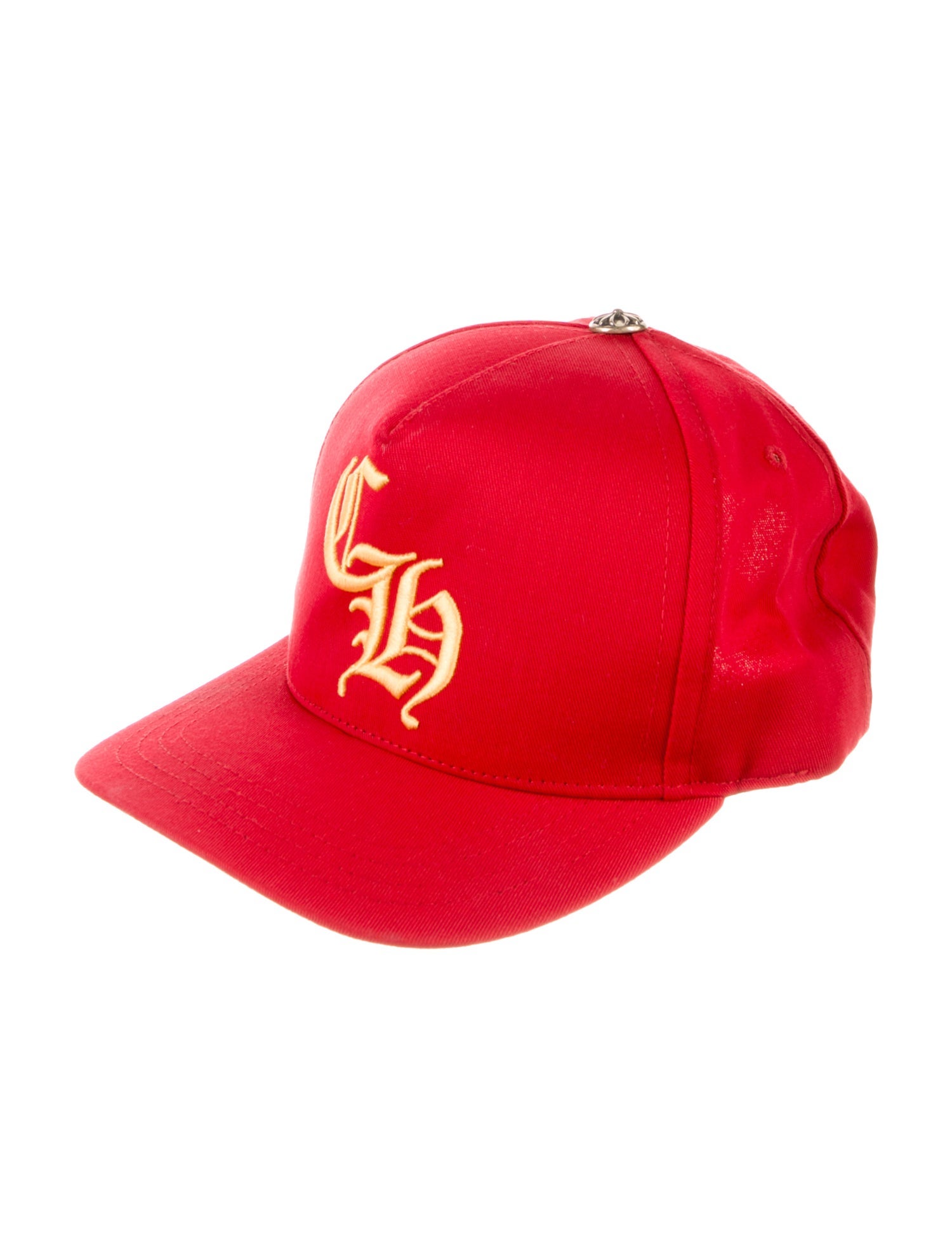 Chrome Hearts CH Embroidered Logo Hat - Red Hats, Accessories ...