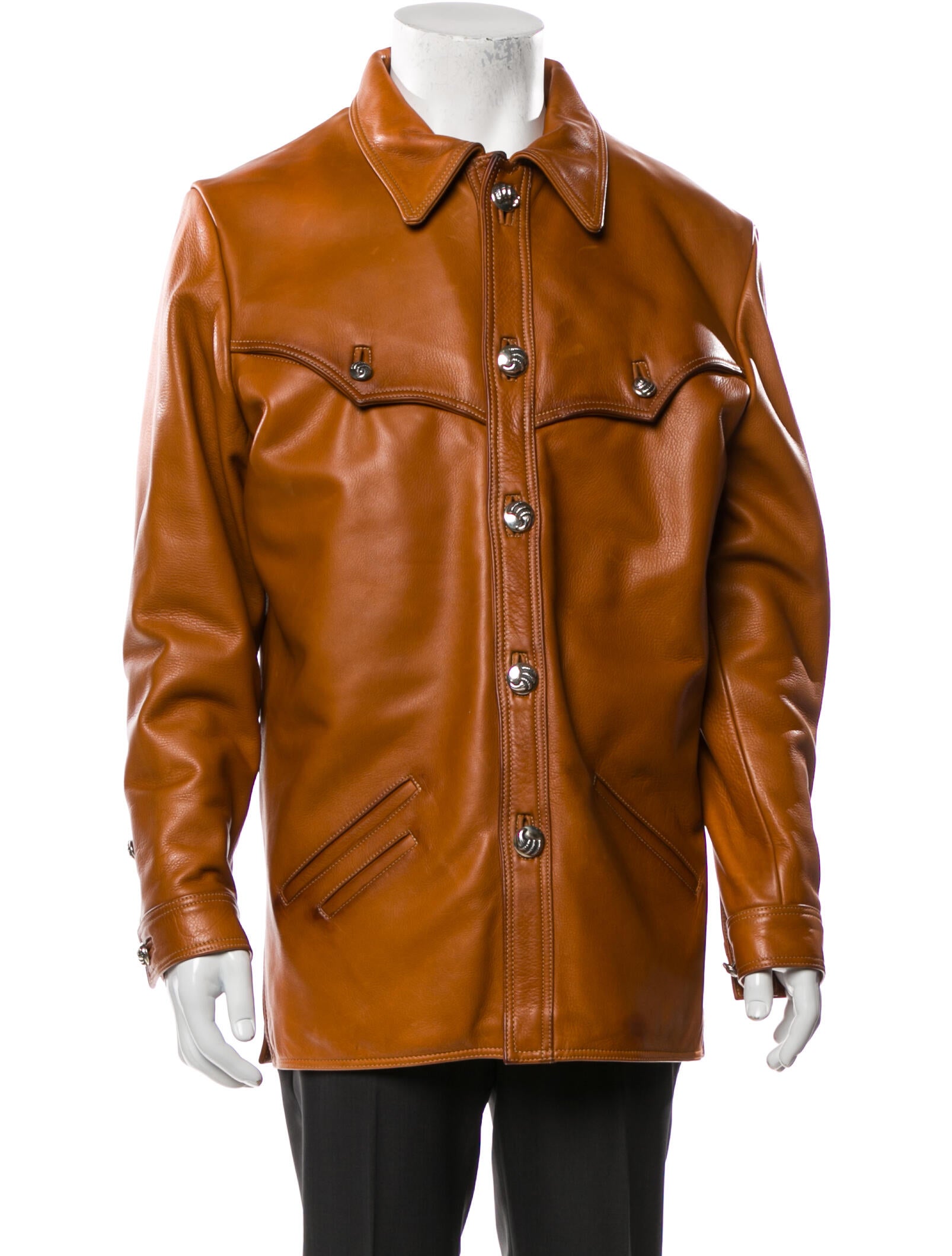 Chrome Hearts Ginza Exclusive Moto Jacket - Brown Outerwear, Clothing ...
