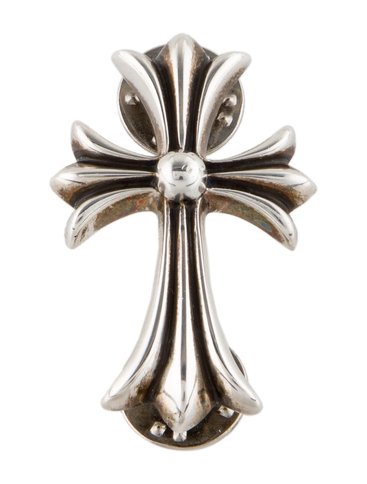 Chrome Hearts Cross Lapel Pin - Sterling Silver Pin, Brooches ...