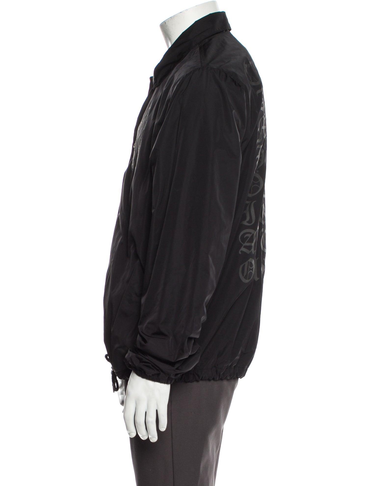 Chrome Hearts Triple Cross Coaches Graphic Print Windbreaker - Black Outerwear, Clothing ...