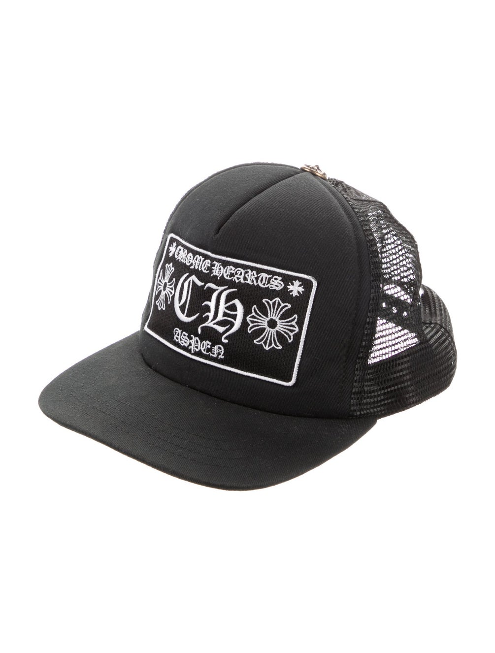 Chrome Hearts Aspen CH Logo Trucker Hat - Black Hats, Accessories ...