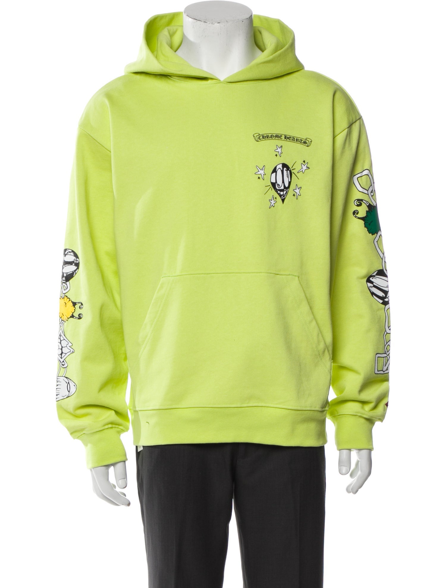 Chrome Hearts x Matty Boy 'Link' Graphic Print Hoodie - Green Sweatshirts & Hoodies, Clothing ...