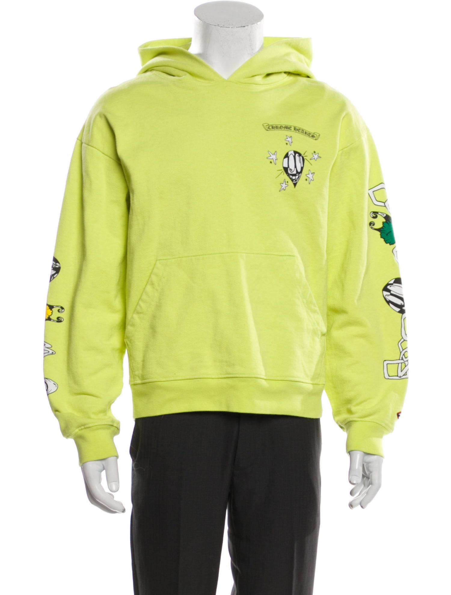Chrome Hearts x Matty Boy 'Link' Graphic Print Hoodie - Green Sweatshirts & Hoodies, Clothing ...
