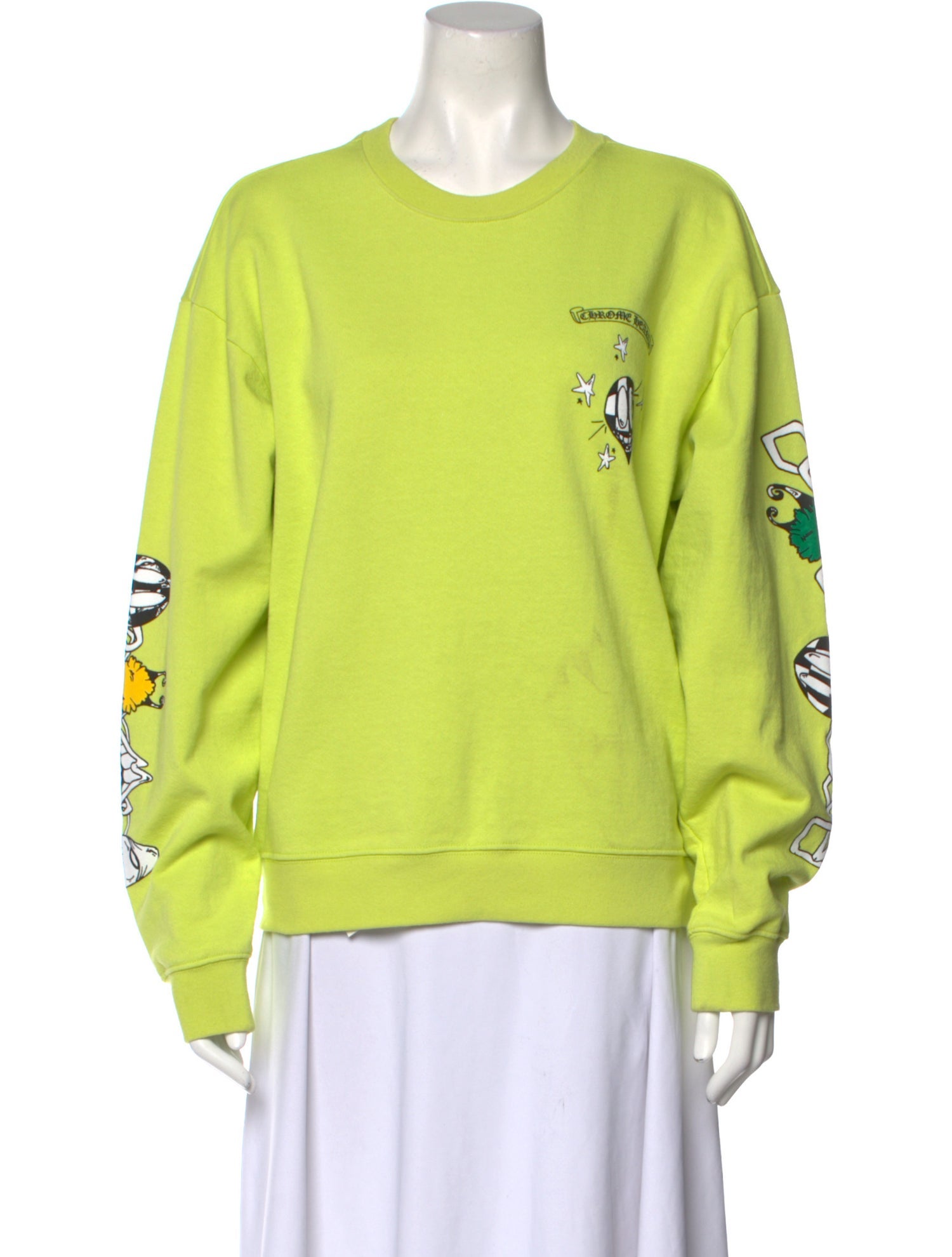 Chrome Hearts x Matty Boy 'Link' Crew Neck Sweatshirt - Green Tops ...