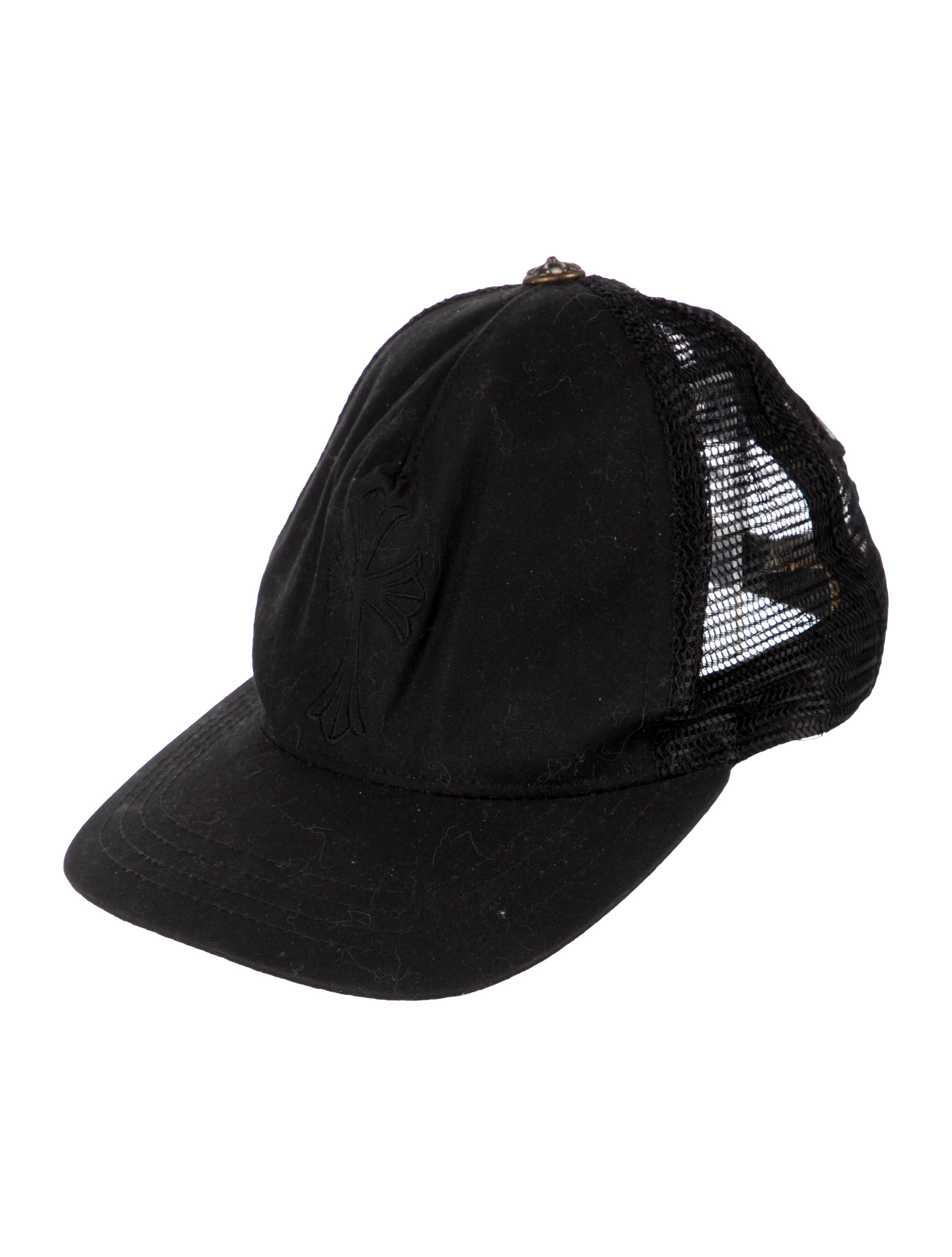 Chrome Hearts Tonal Embroidered Cross Snapback Hat - Black Hats ...